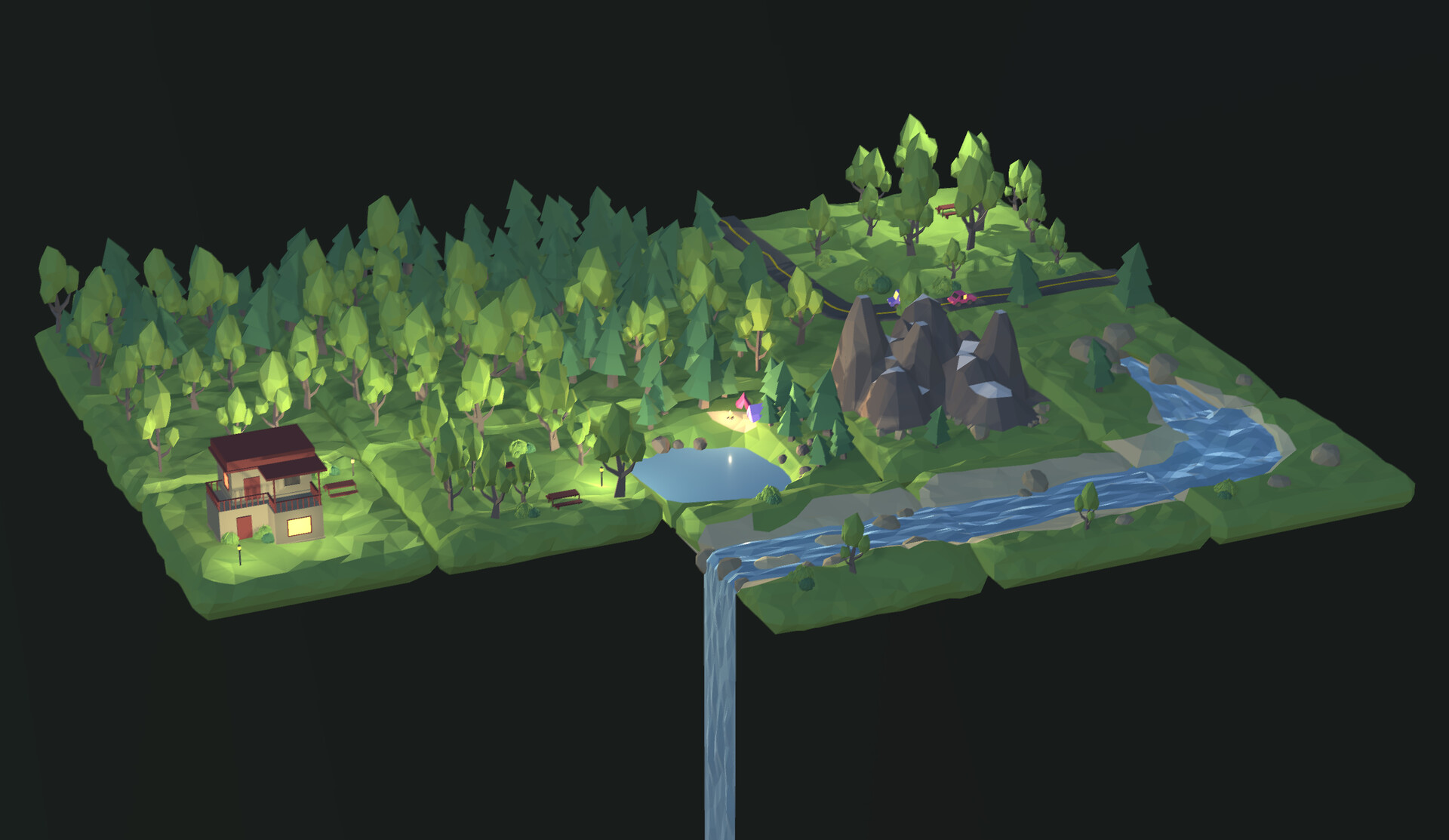 ArtStation - Low-poly world