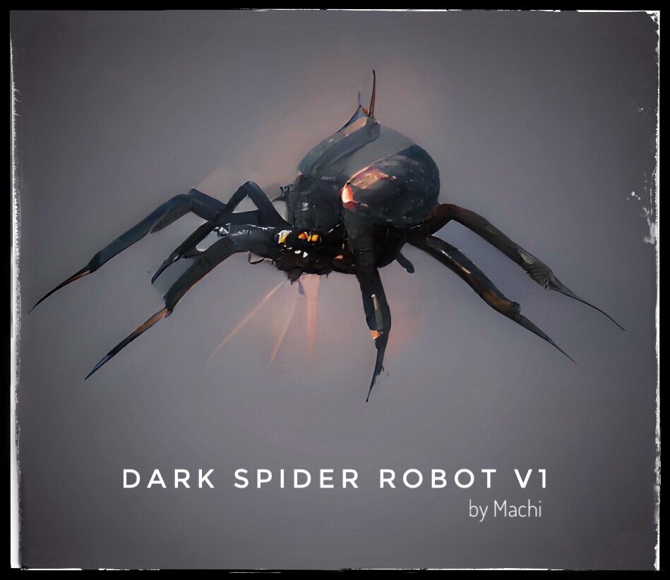 ArtStation - Dark Spider Robot - Concept Design