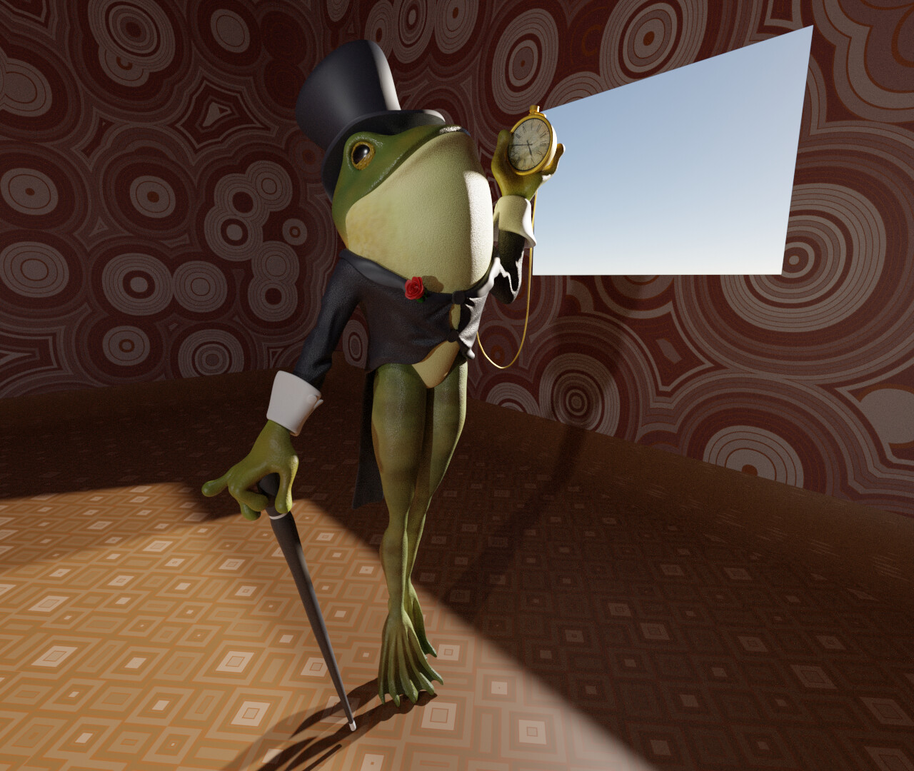 ArtStation - The elegant Frog (concept by @felixeddymclain)