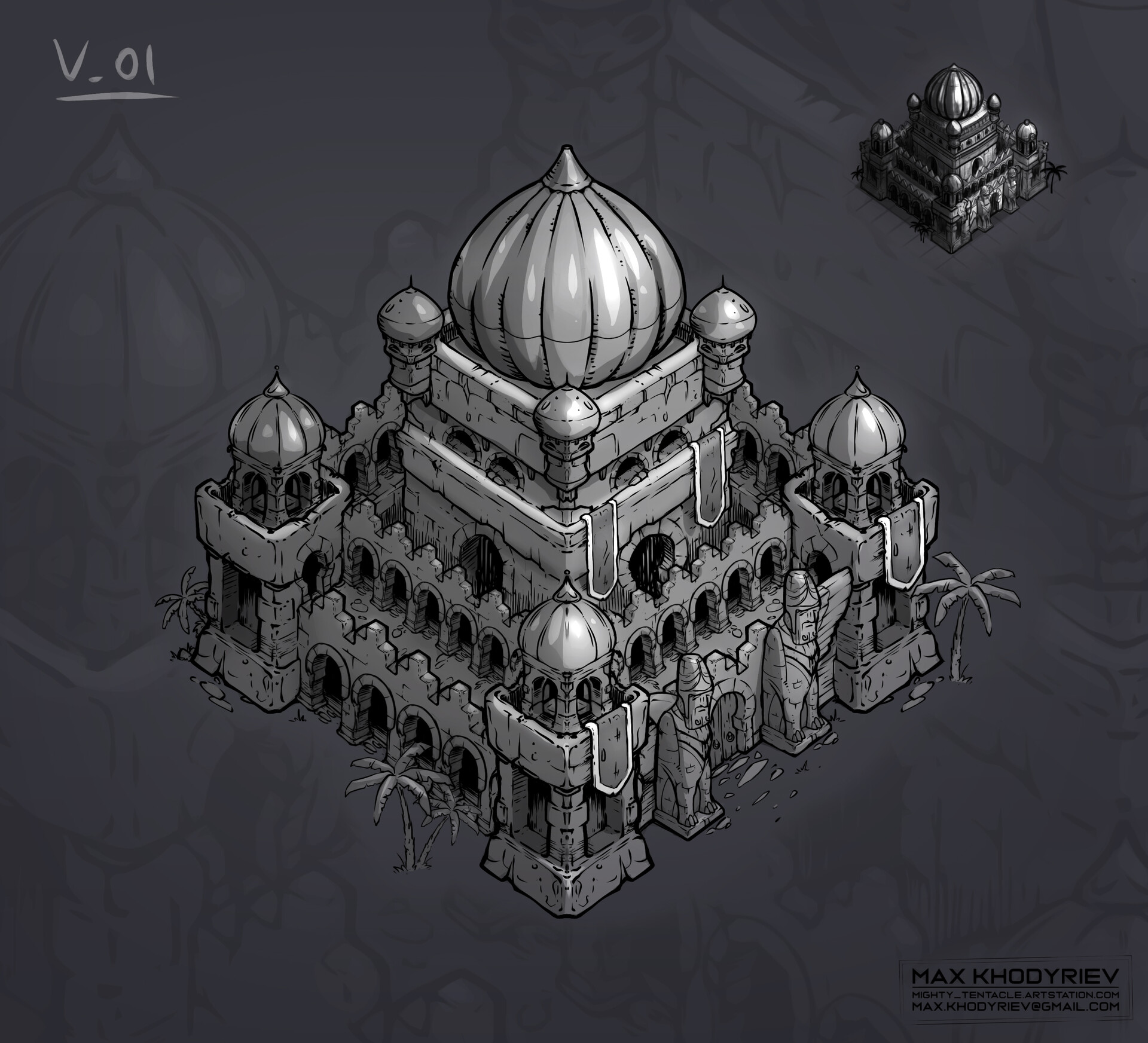 ArtStation - Isometric Building design