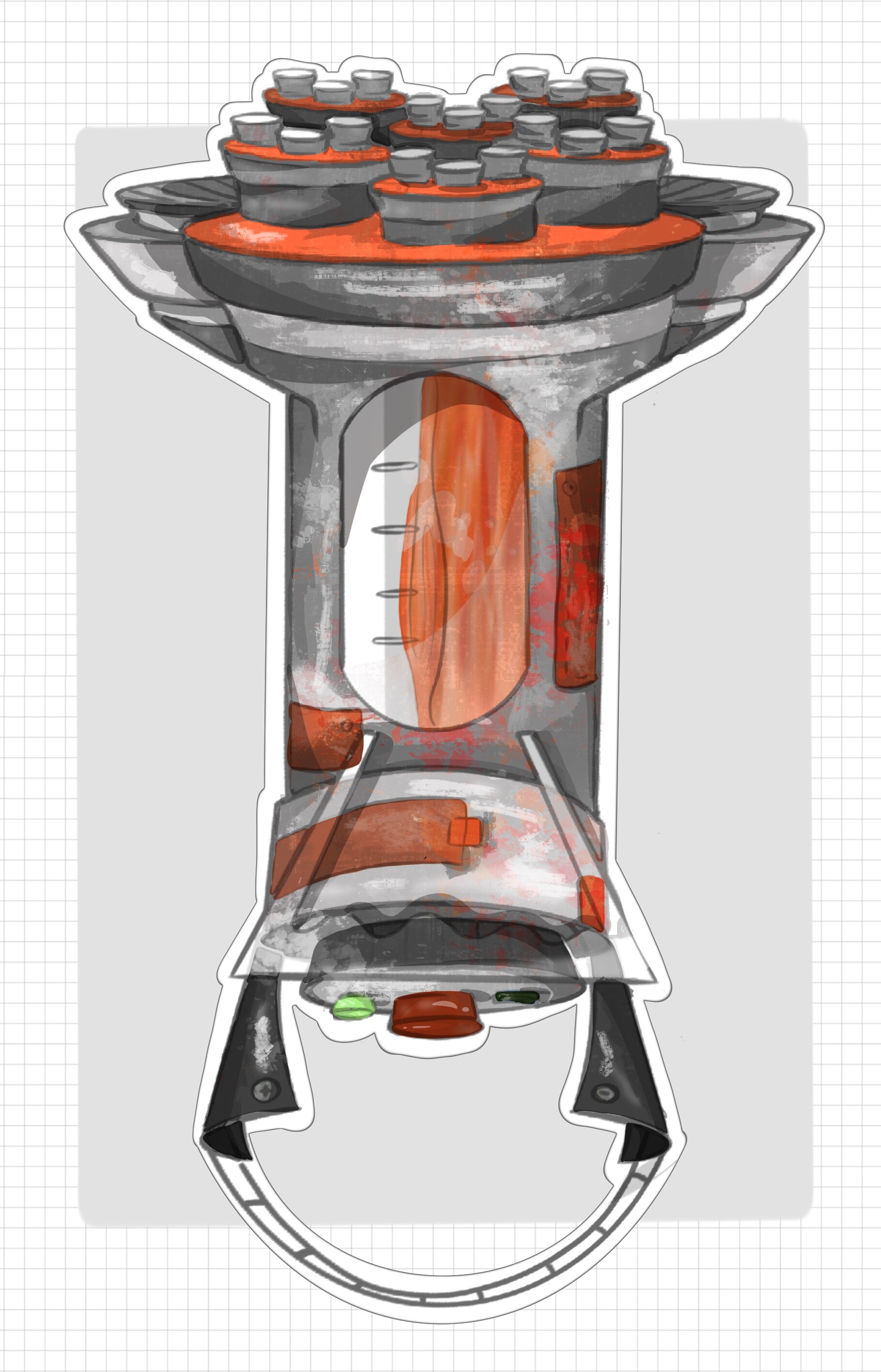 ArtStation - Lava shooter - weapon design
