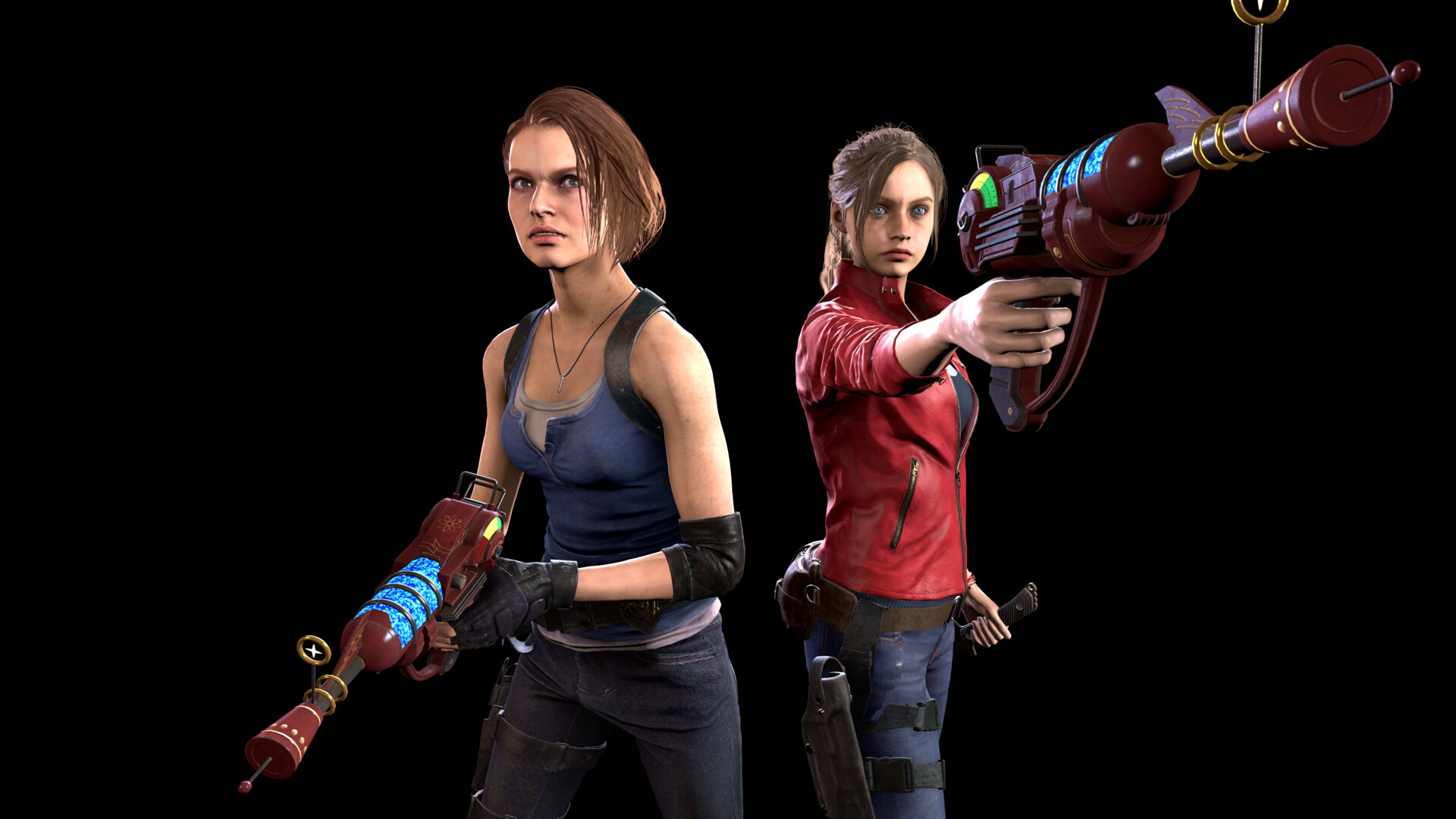 ArtStation - Jill Valentine and Claire Redfield - Infinitis