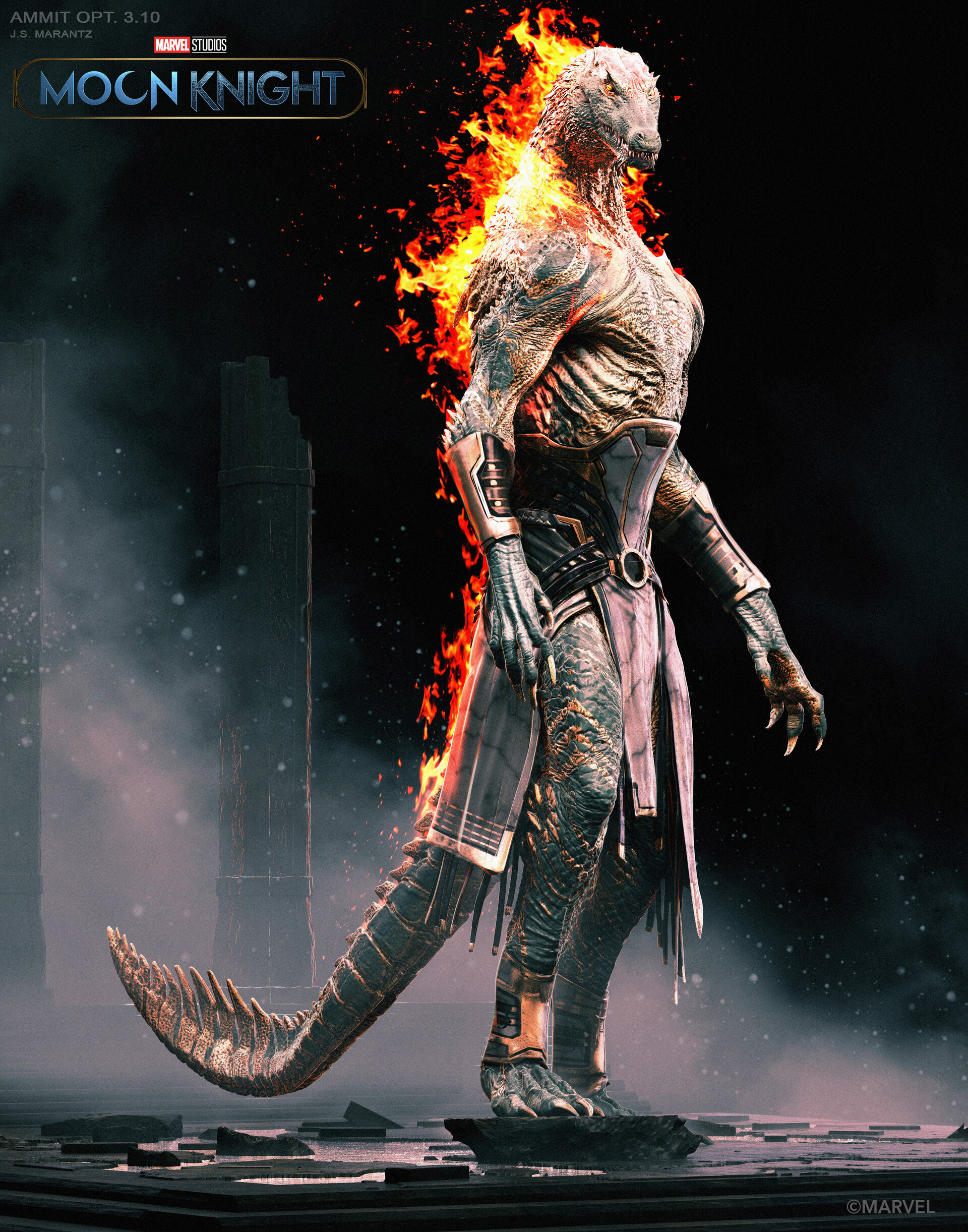 Jerad S. Marantz - MOONKNIGHT: Early Ammit Designs 2