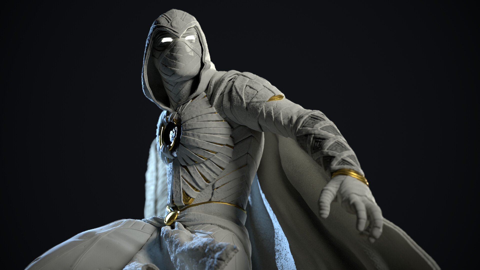 ArtStation - Moon Knight Fanart Statue