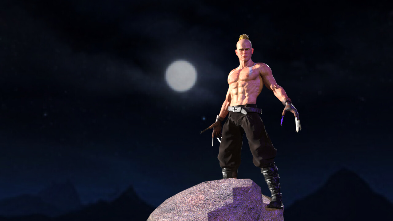 ArtStation - Rampage, comic character I created as a child