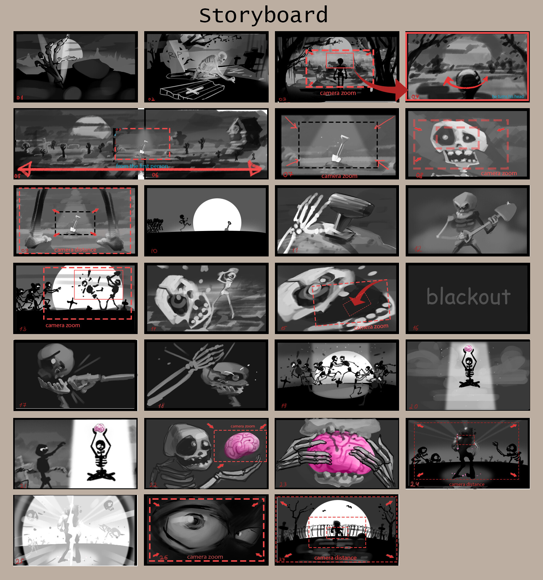 ArtStation - Storyboard for a cartoon