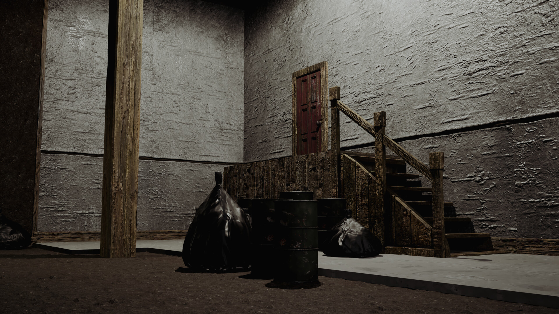 ArtStation - Modular Assets - Sketchy Basement