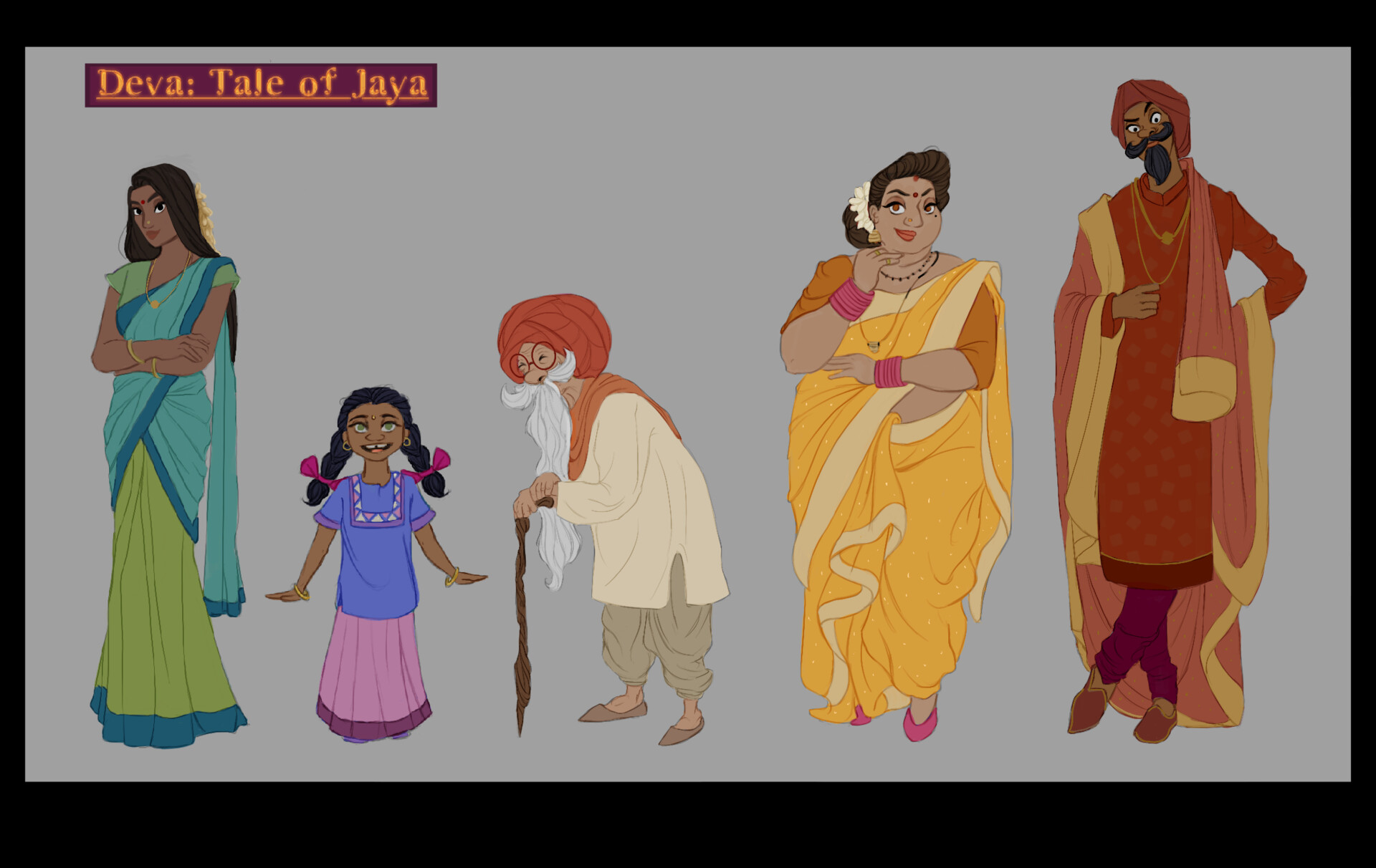 ArtStation - Village Character Designs