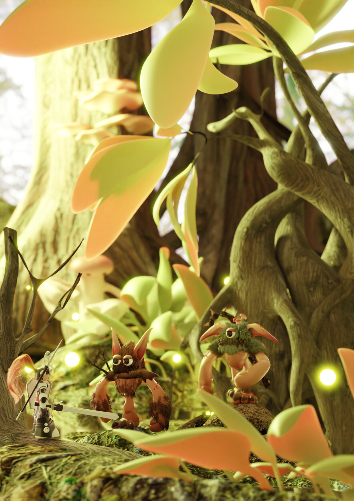 ArtStation - Forest Trolls