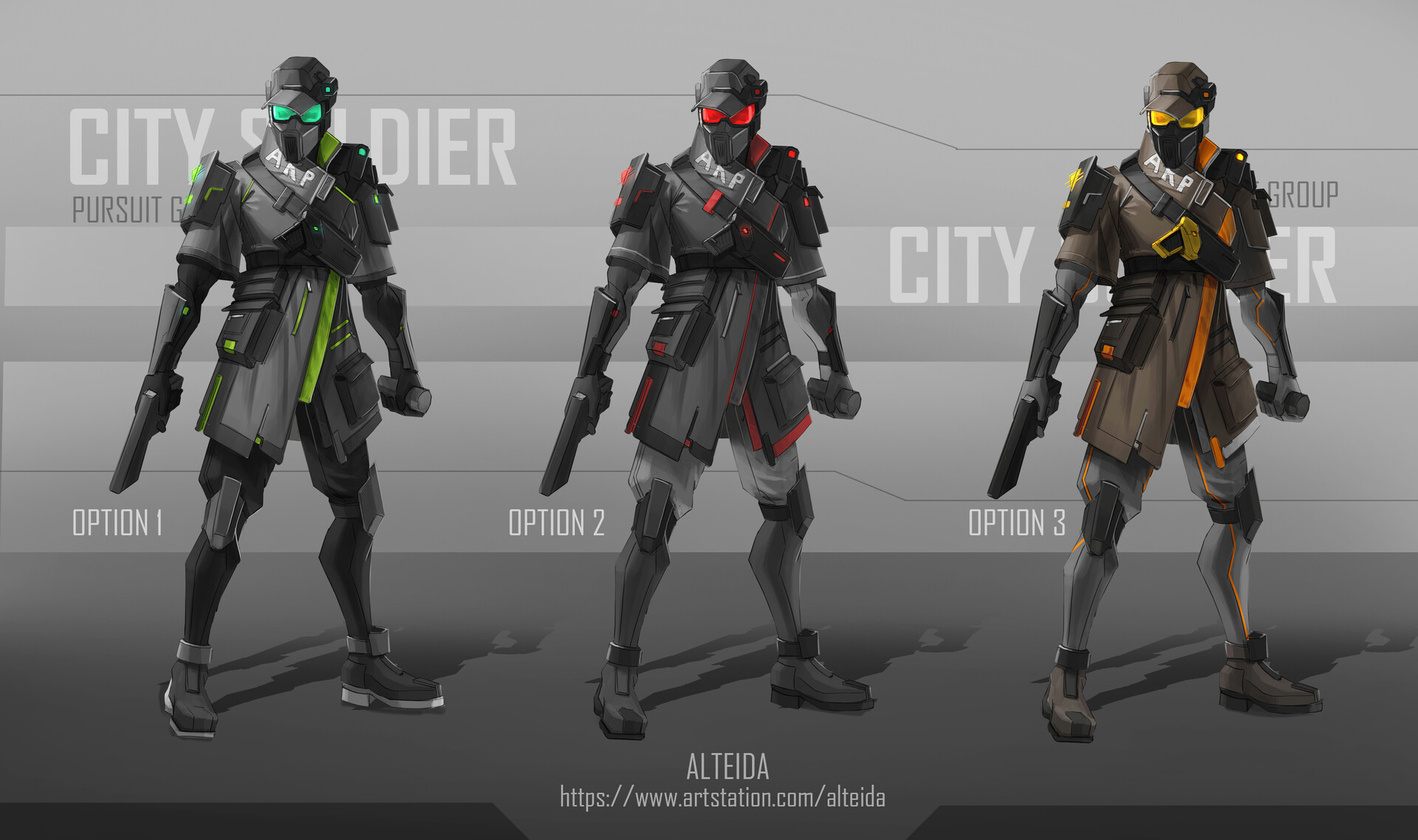 ArtStation - City Soldier V1