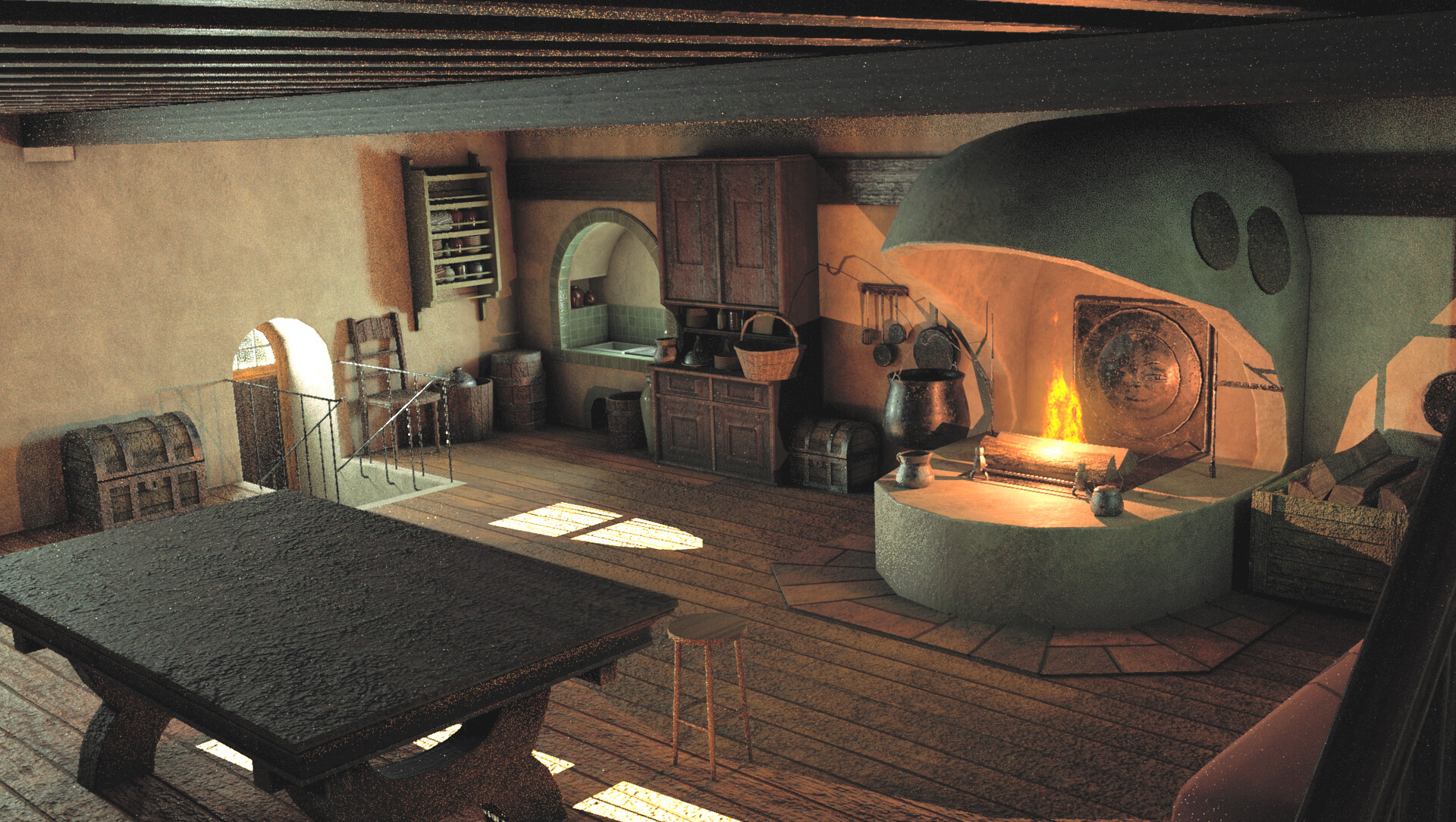 Nyinjia - Kitchen in the Howl's Moving Castle