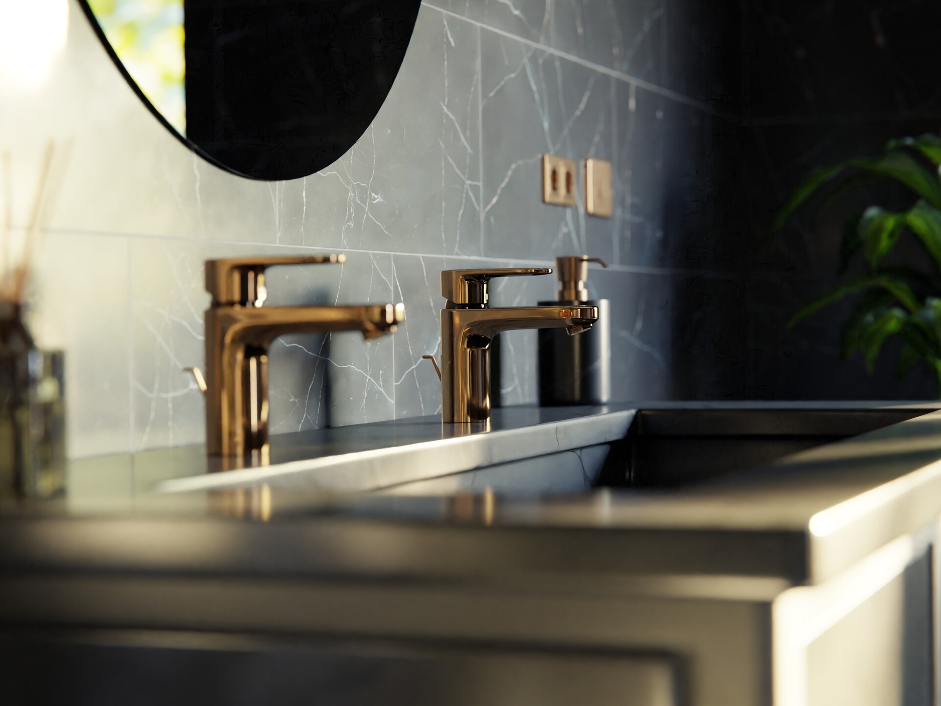 ArtStation - Sunset Bathroom