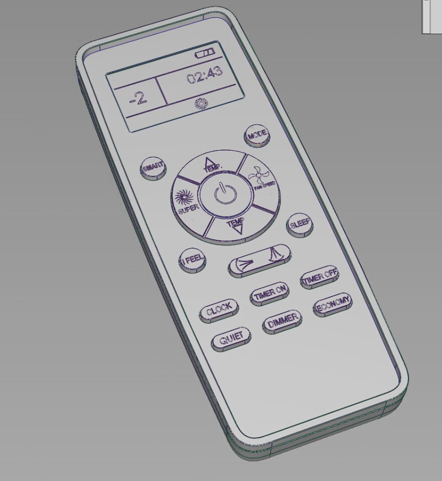 ArtStation - AC remote