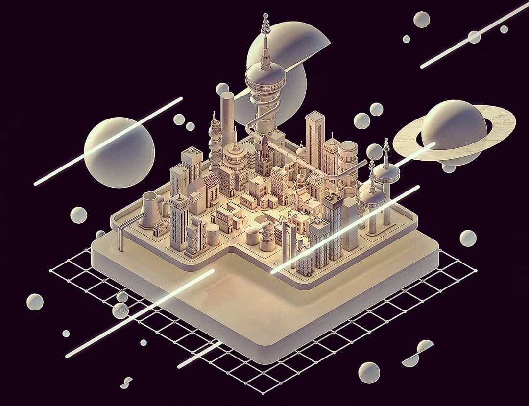 ArtStation - Cosmic city
