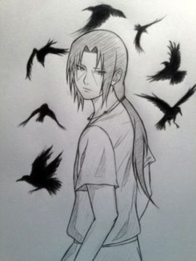 ArtStation - Itachi from Naruto Shippuden