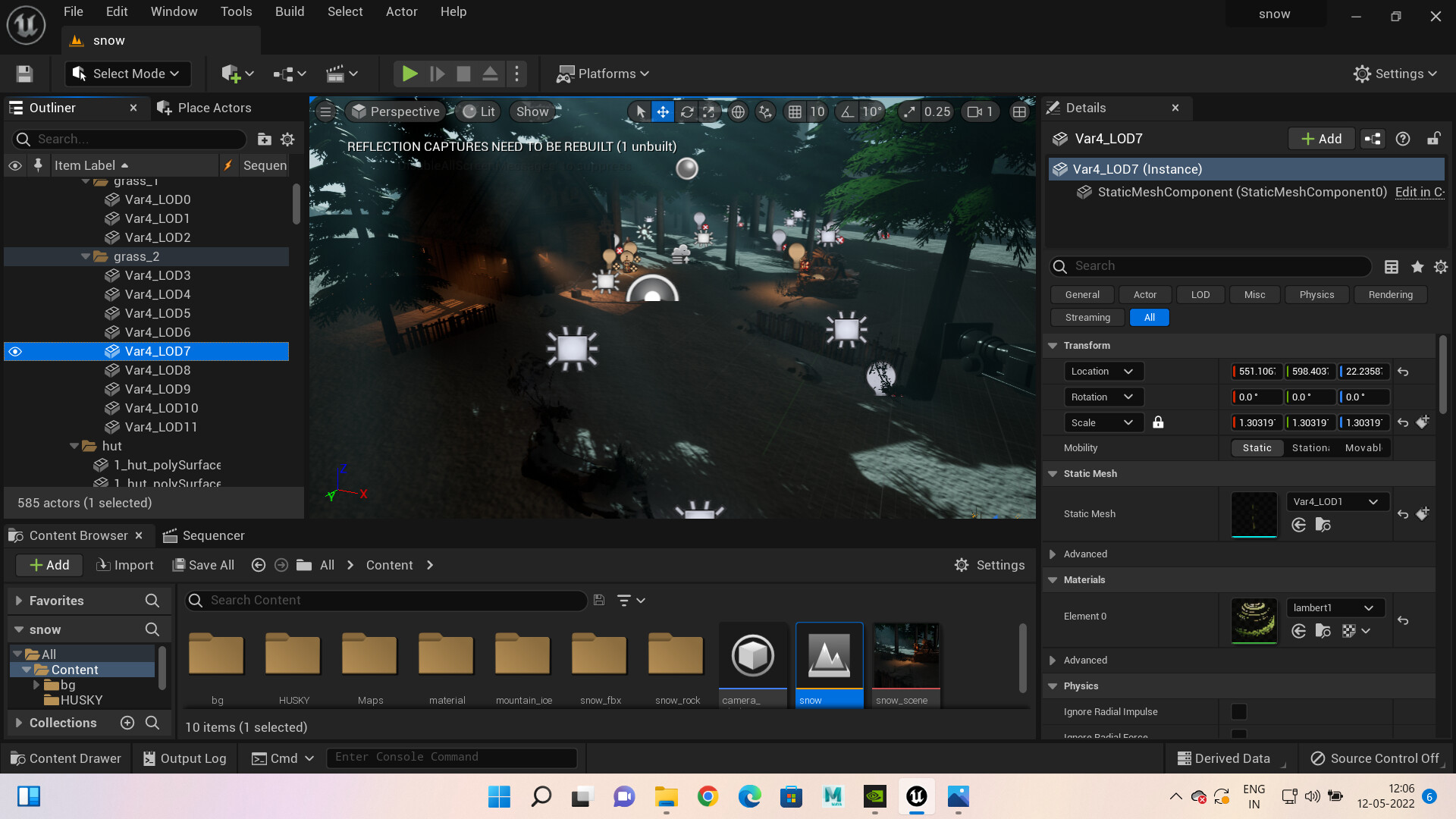 Love kumar - Unreal Engine 5 Winter Night