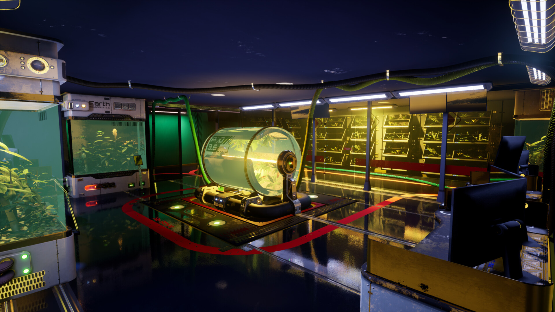 Oskar Korbut - Sci-Fi Biology Lab Environment