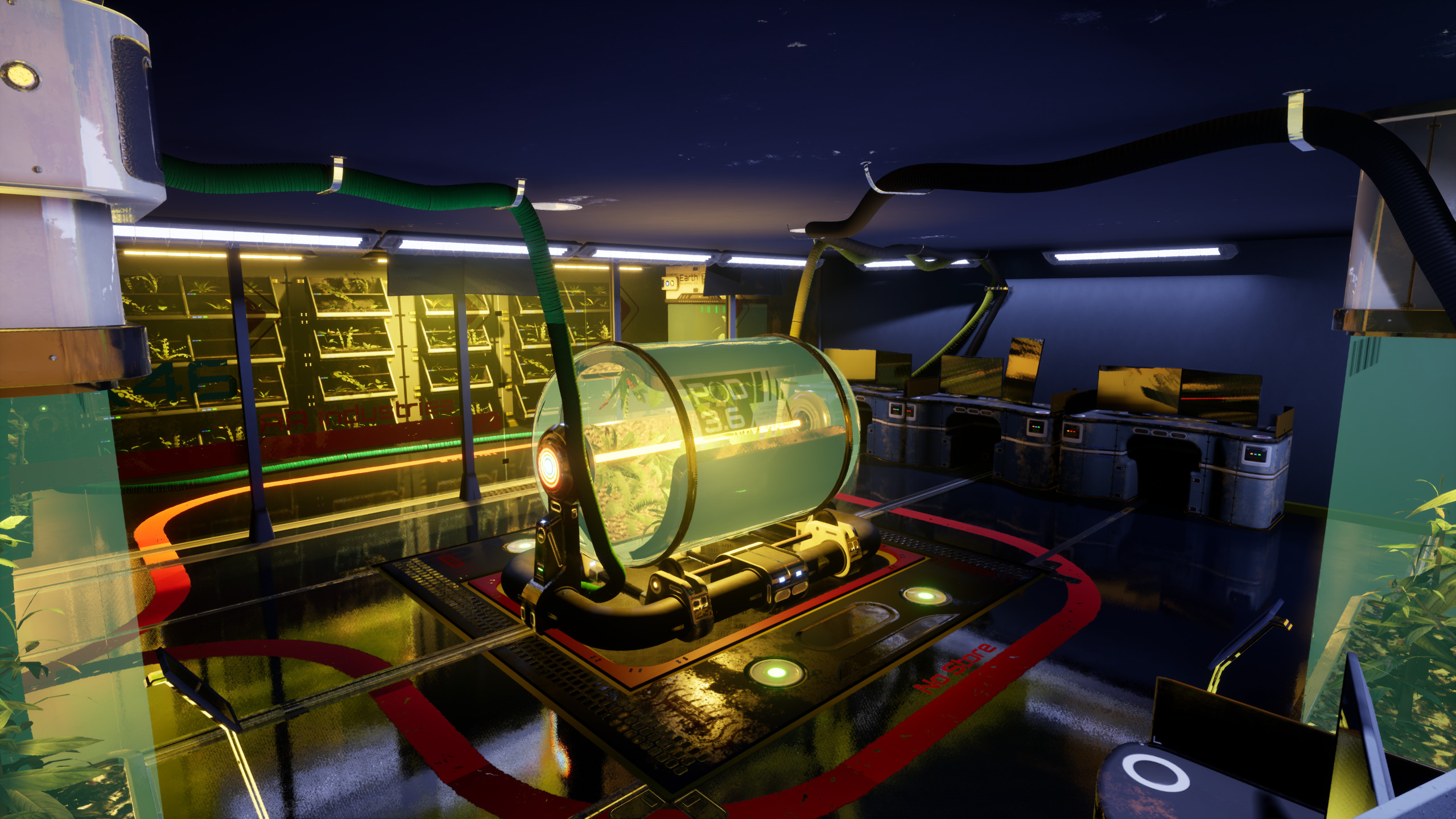 Oskar Korbut - Sci-Fi Biology Lab Environment