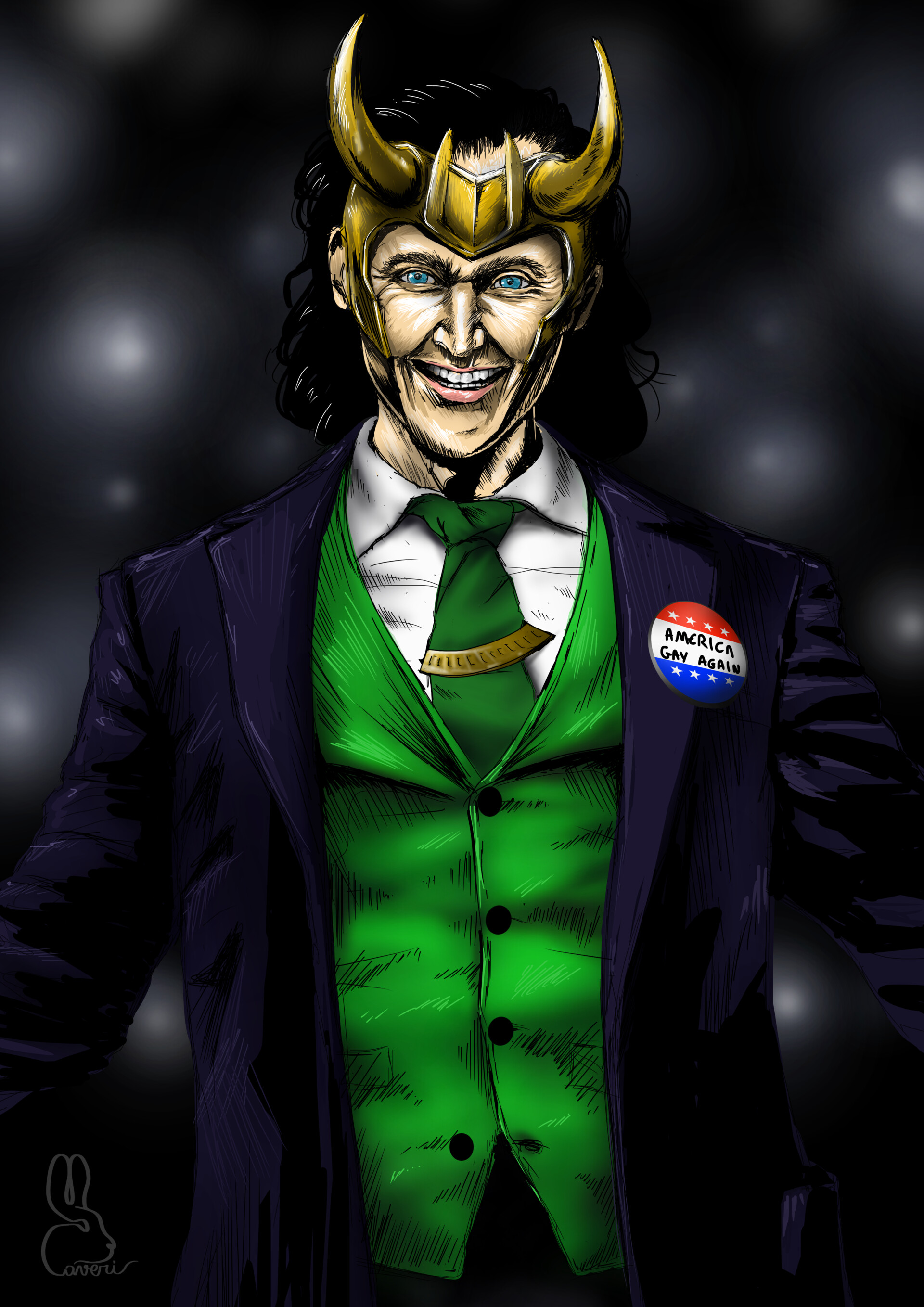 ArtStation - Loki For President illustration