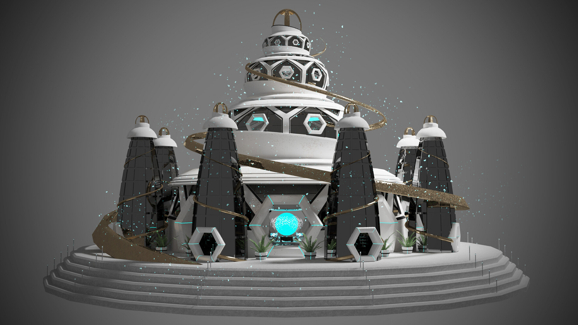 ArtStation - Sci-fi Building