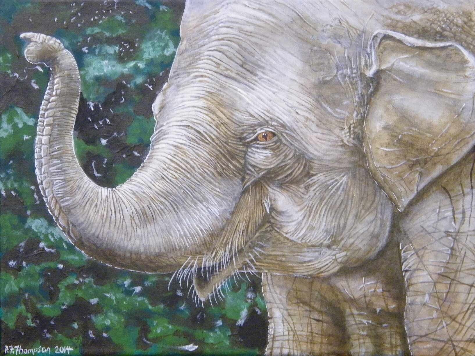 ArtStation - Asian elephant