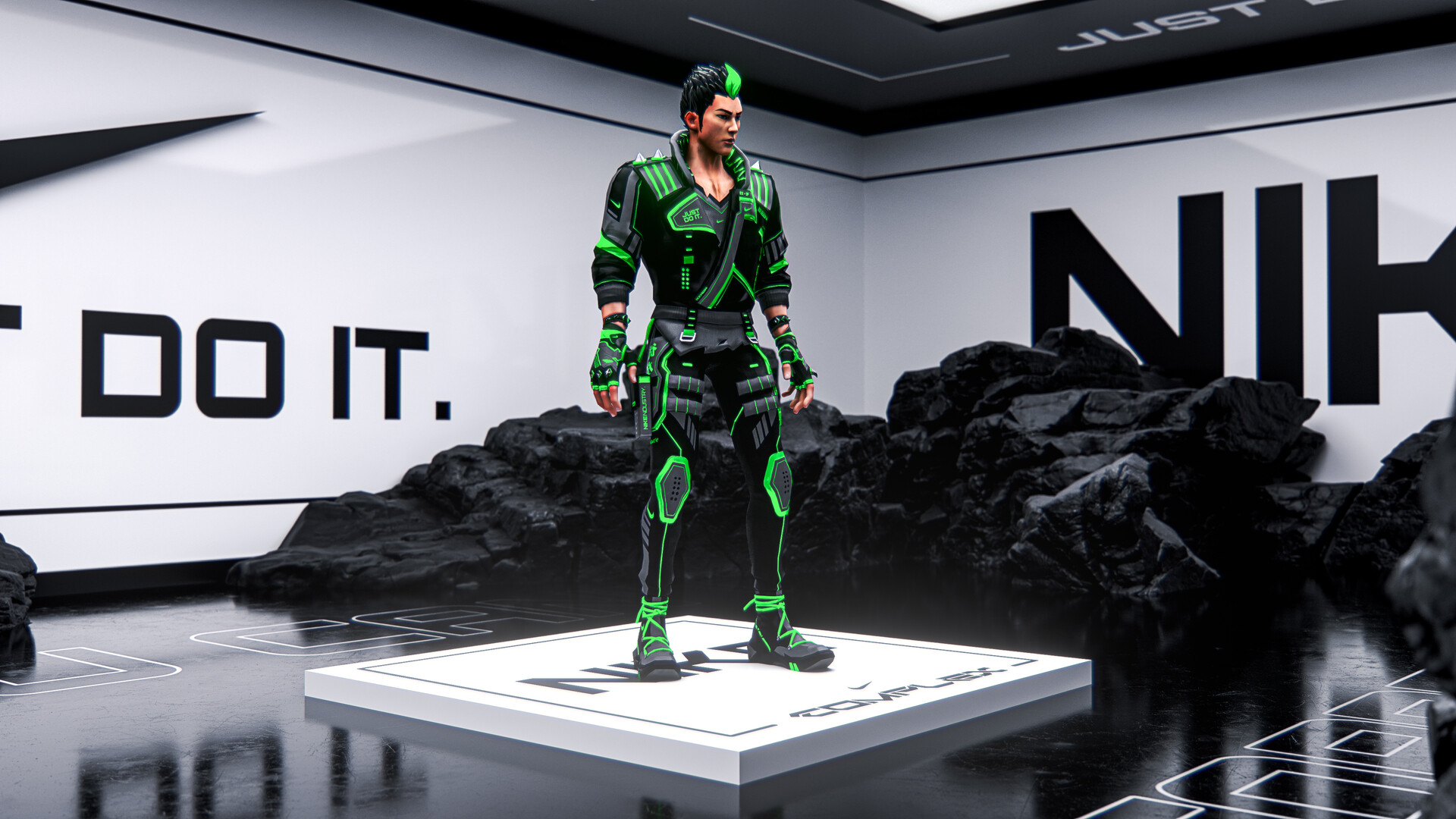 ArtStation - NIKE COMPLEX - Yoru (Valorant)