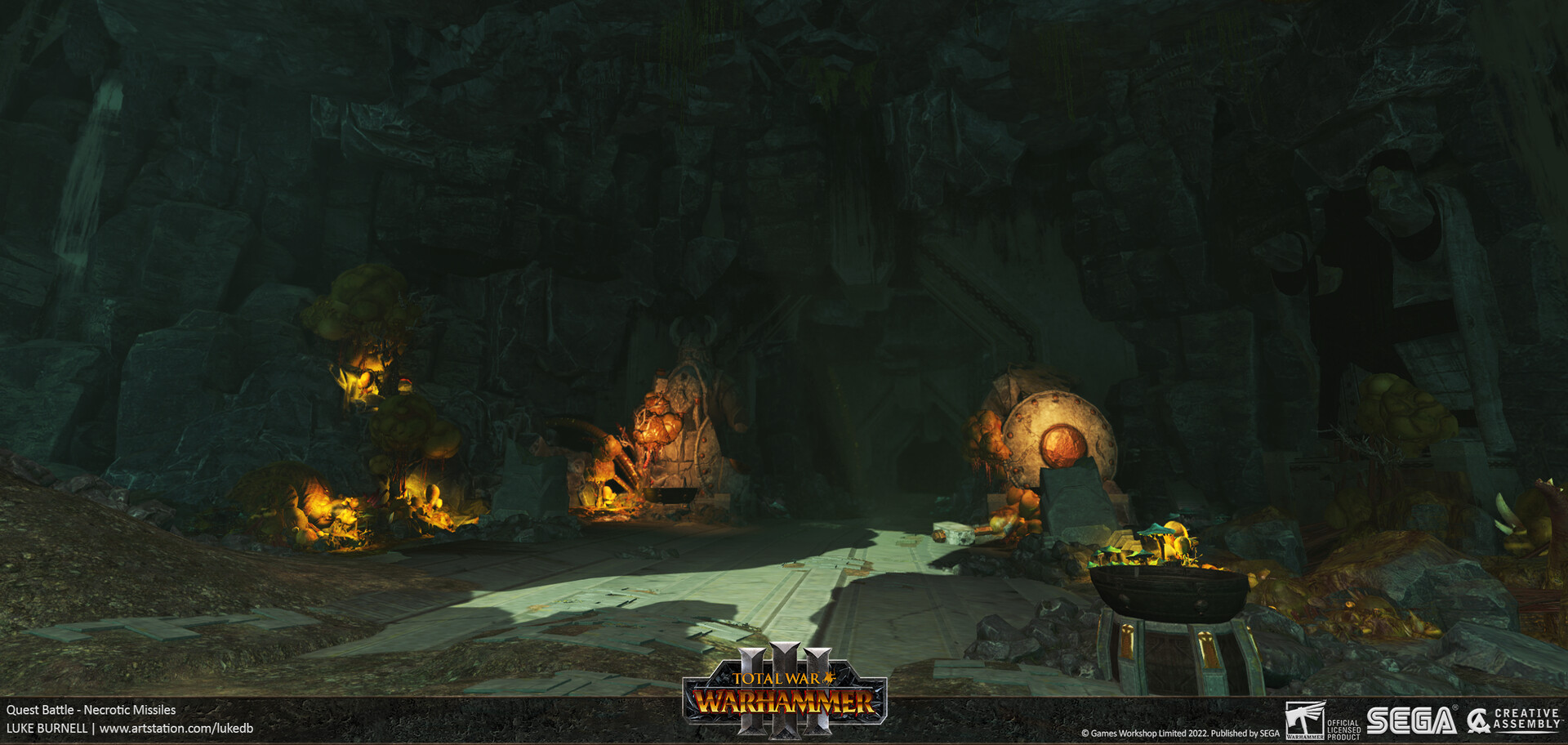 Luke Burnell - Total War: Warhammer 3 - Necrotic Missiles Battle