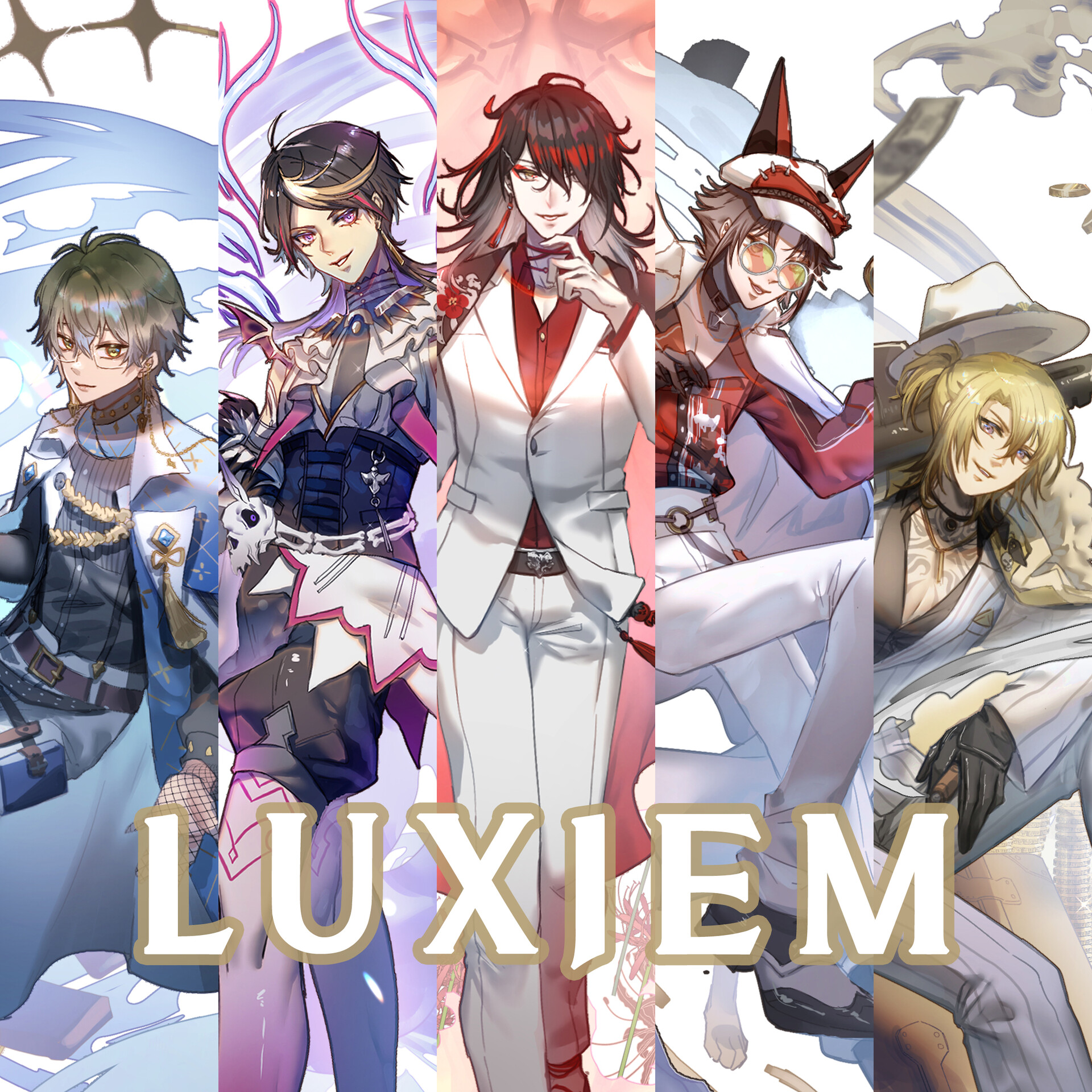 Andrea Rosaline / Allenerie - Luxiem character Splash Art