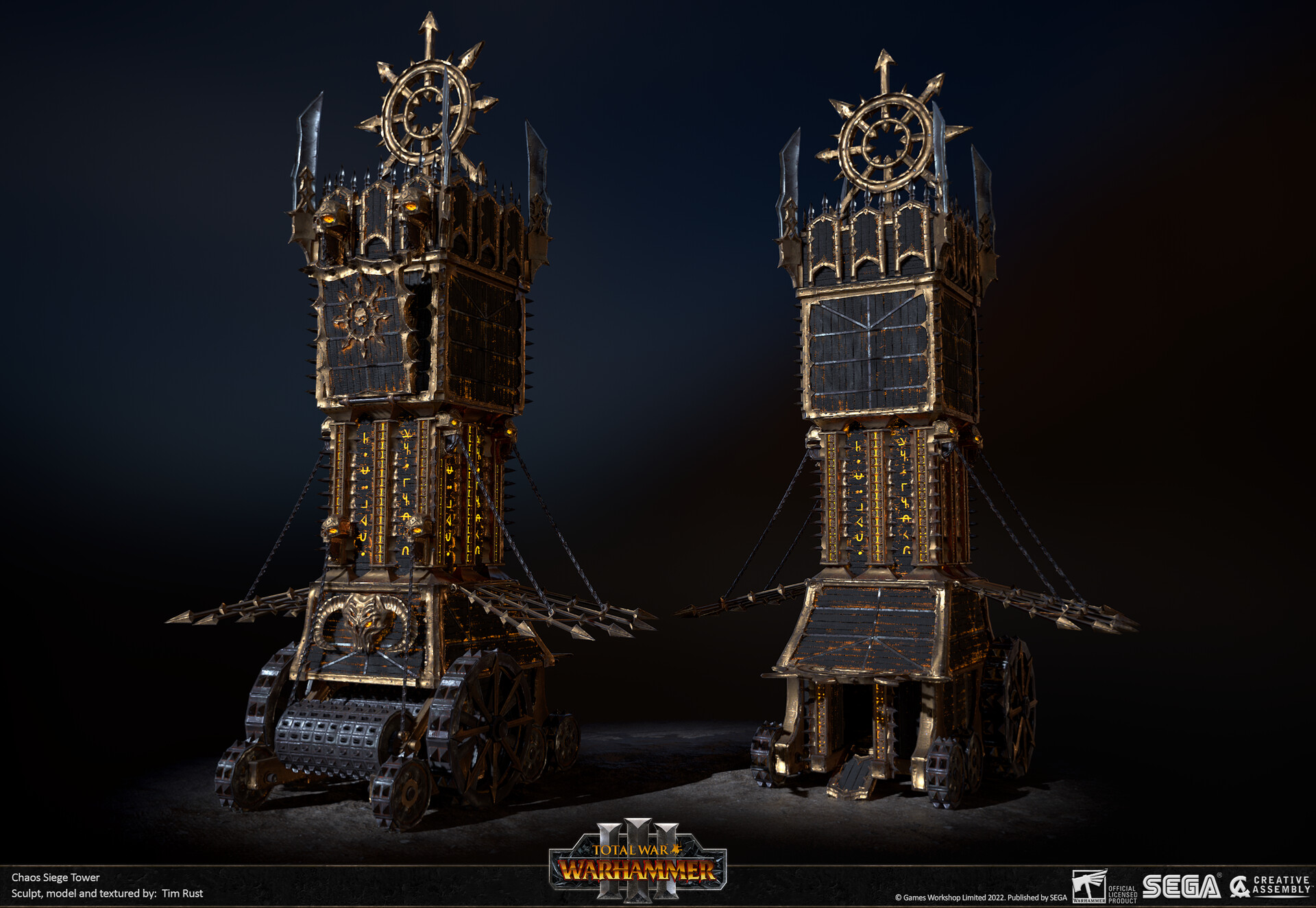 Tim Rust - Total War: Warhammer 3 - Chaos Undivided Siege Equipment