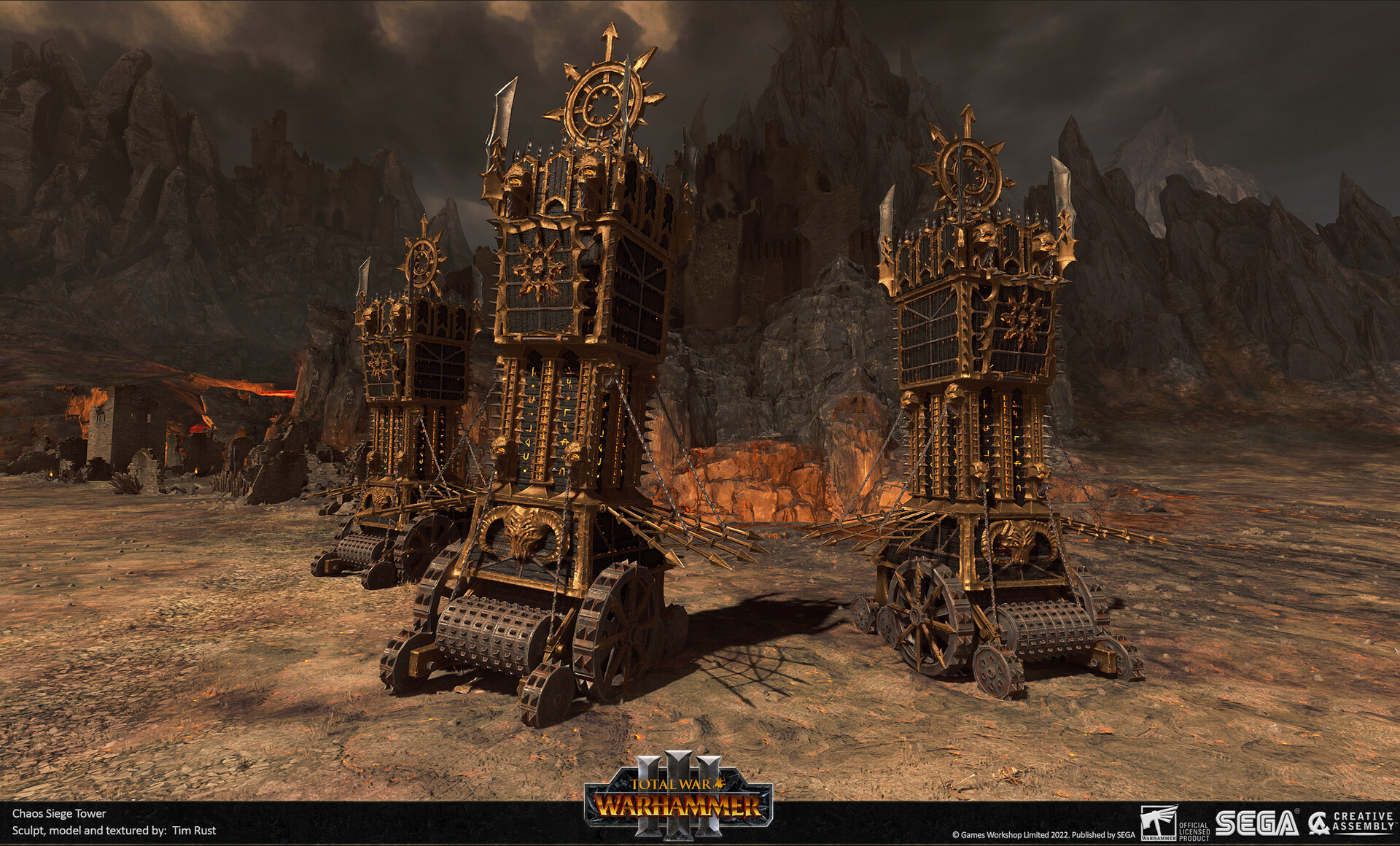 Tim Rust - Total War: Warhammer 3 - Chaos Undivided Siege Equipment