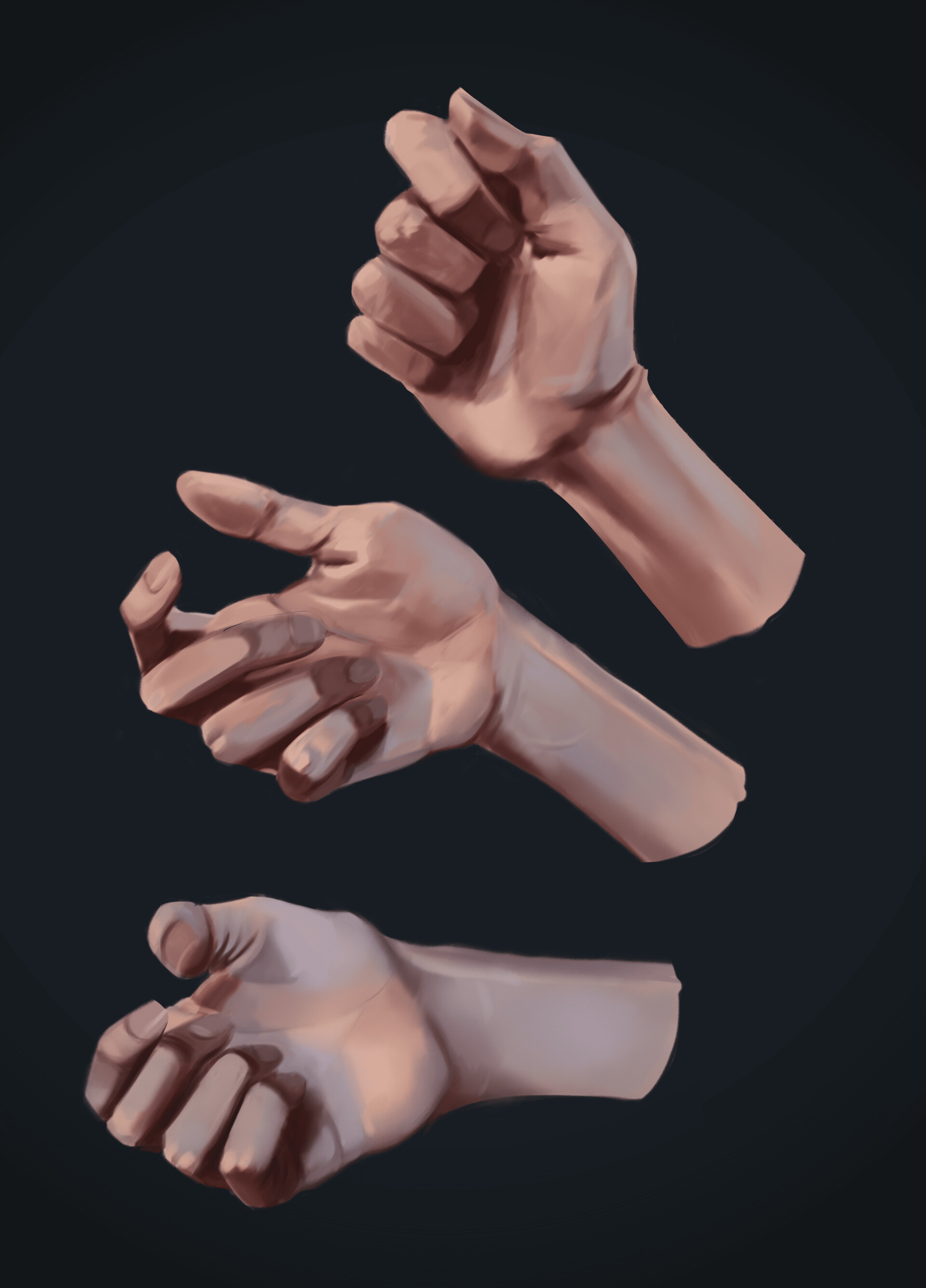 ArtStation - (2022) Hand_Studies