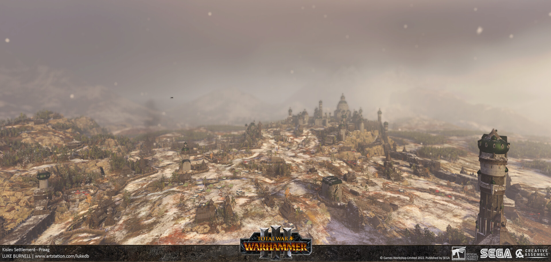 Luke Burnell - Total War: Warhammer 3 - Kislev Settlements