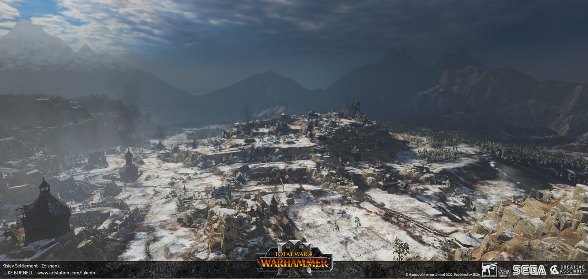 Luke Burnell - Total War: Warhammer 3 - Kislev Settlements