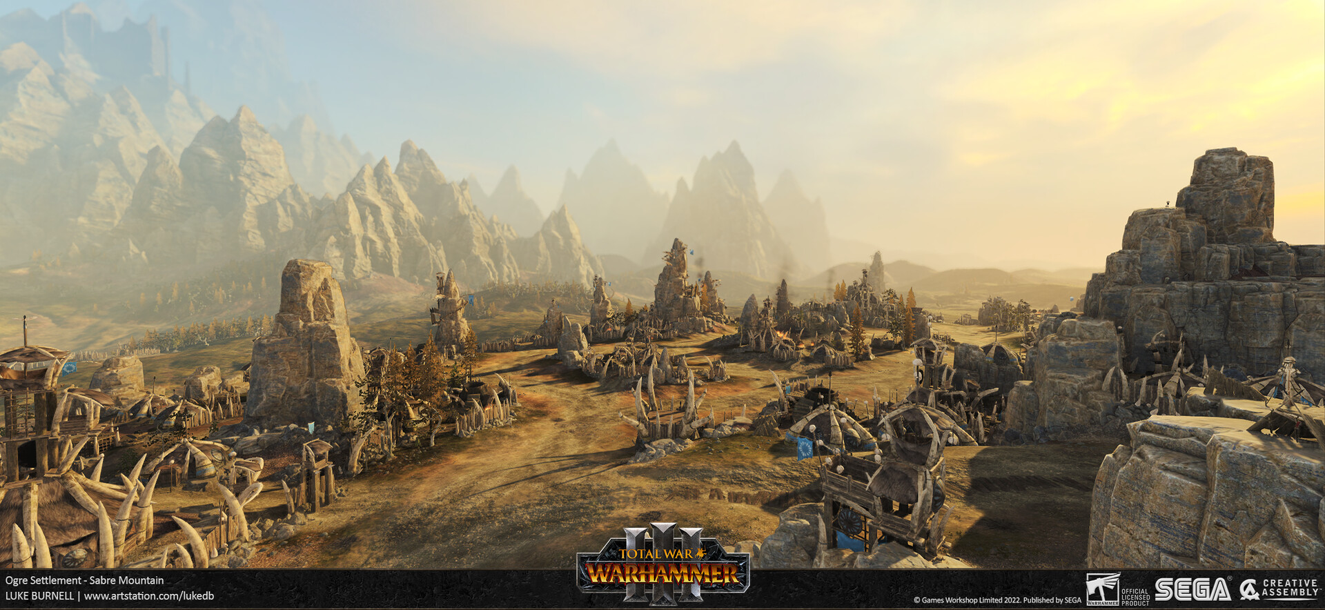 Luke Burnell - Total War: Warhammer 3 - Ogre Settlements