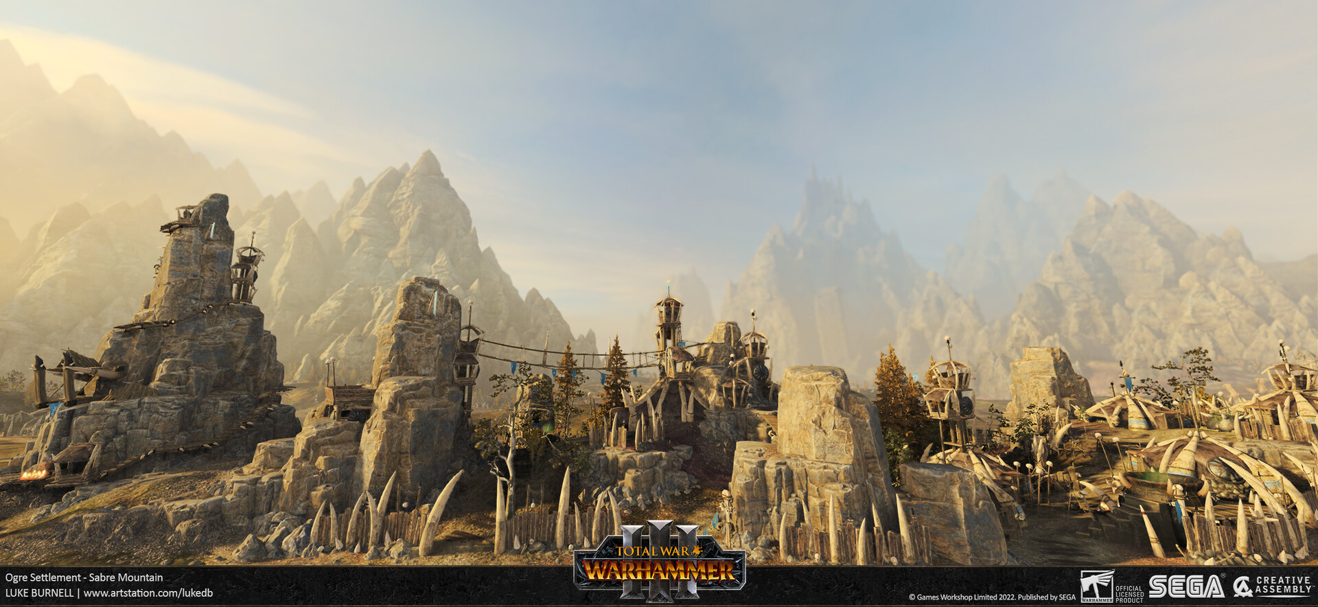 Luke Burnell - Total War: Warhammer 3 - Ogre Settlements