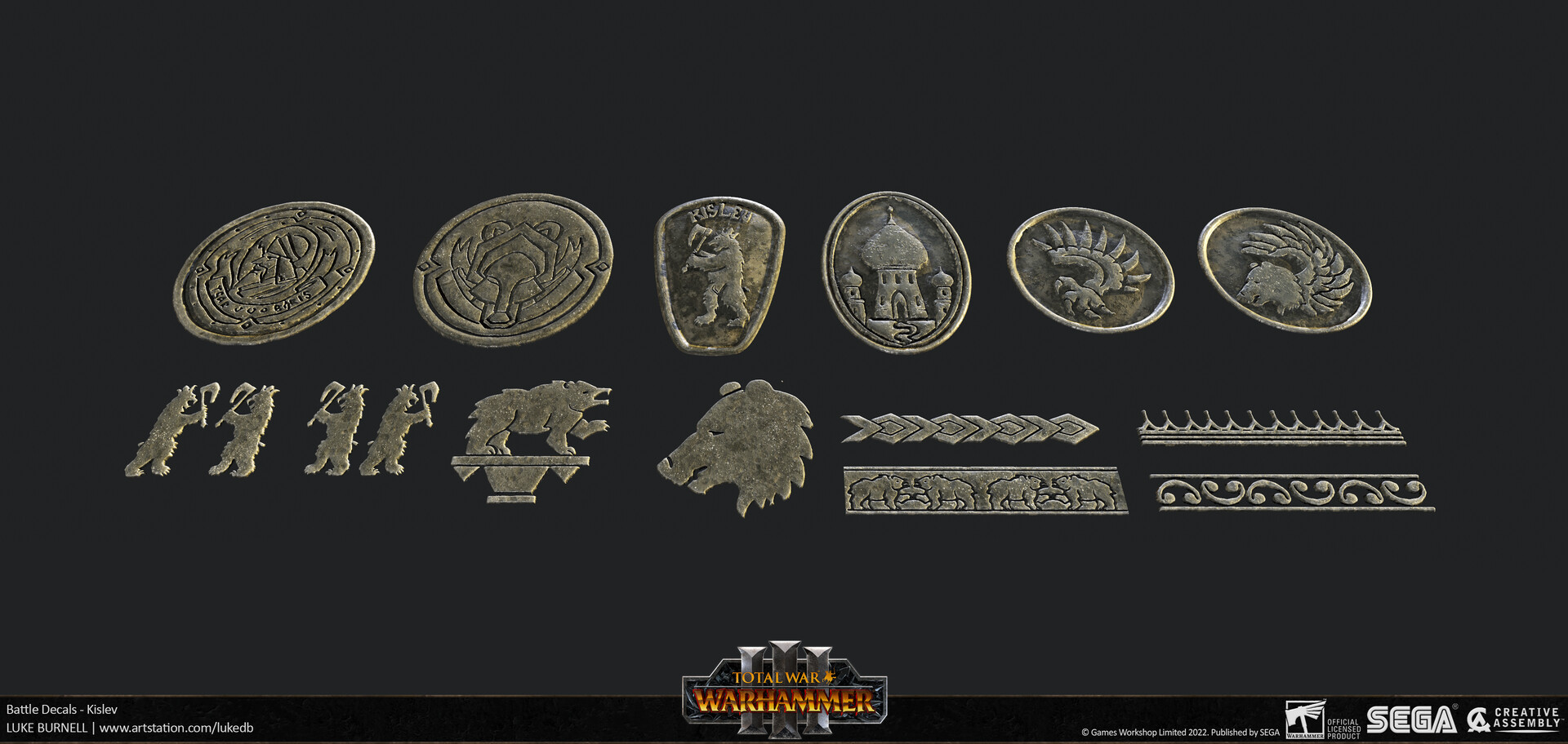 Luke Burnell - Total War: Warhammer 3 - Kislev Decals