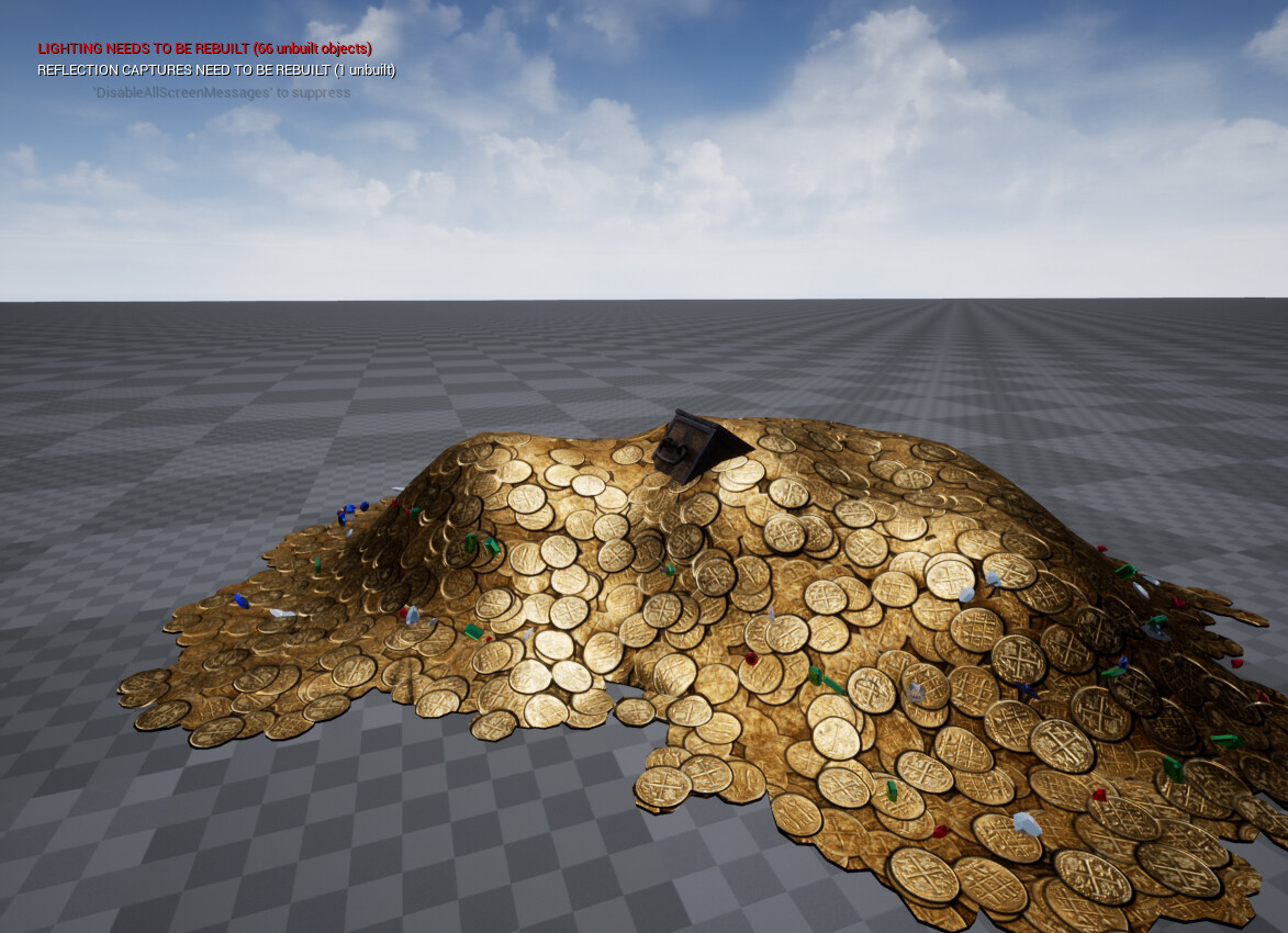 how to draw a pile of gold coins