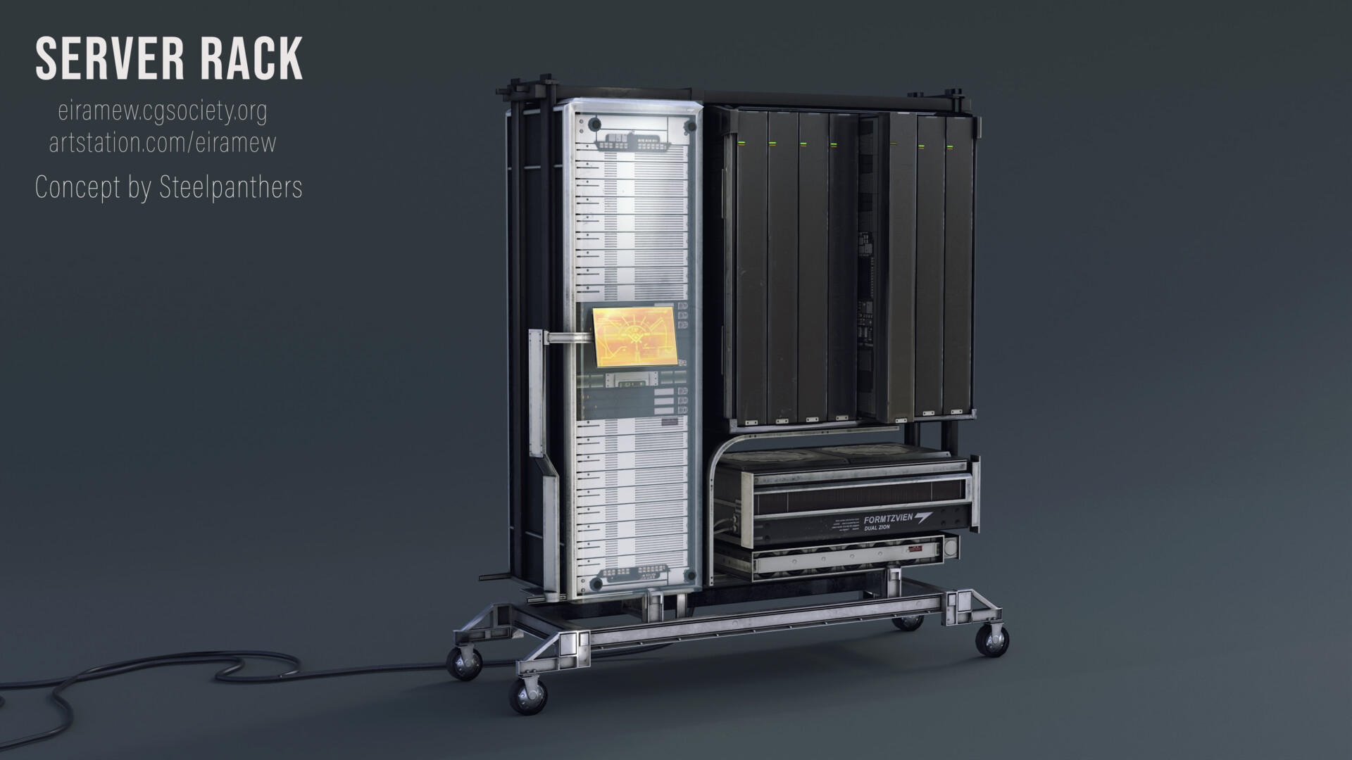 ArtStation - Server rack