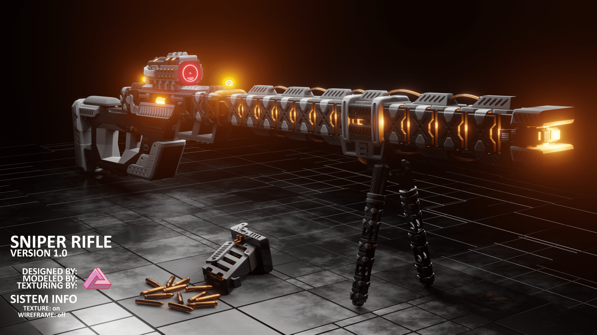 ArtStation - Sniper Rifle by SiFi