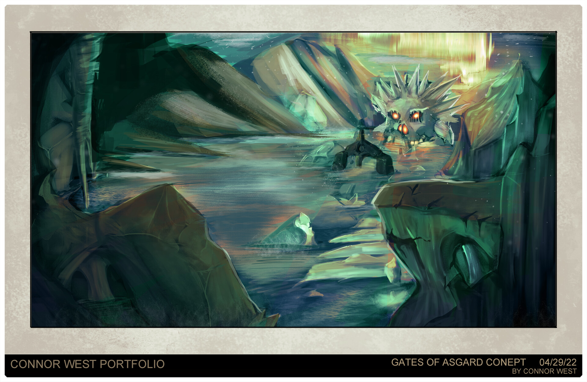 ArtStation - Gates of Asgard Concept