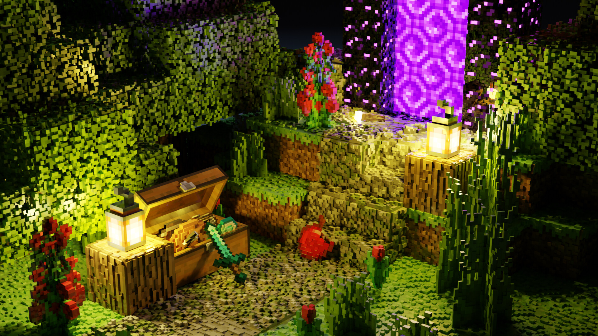 ArtStation - MINECRAFT RTX