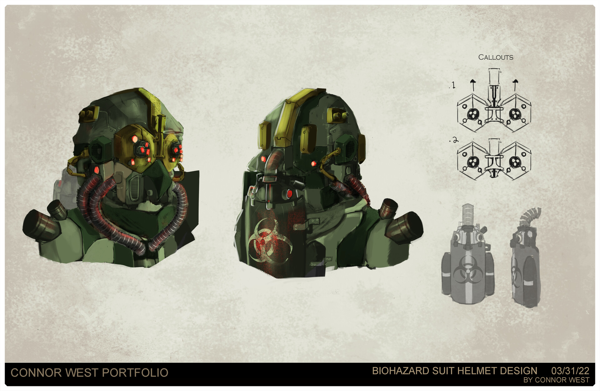 ArtStation - Biohazard Suit Design