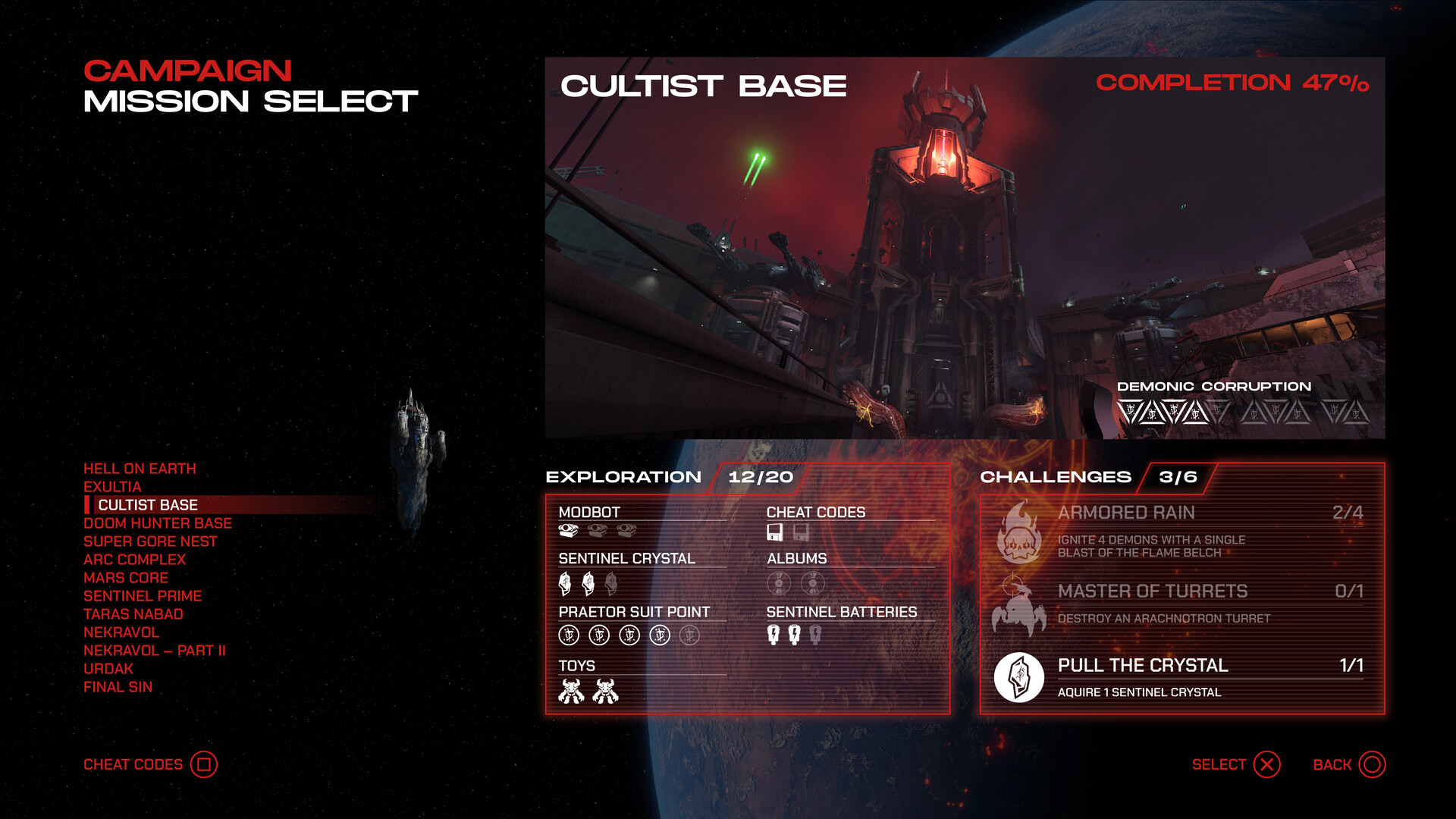 Jonathan Malek - Redesign Exercise - Doom Eternal UI