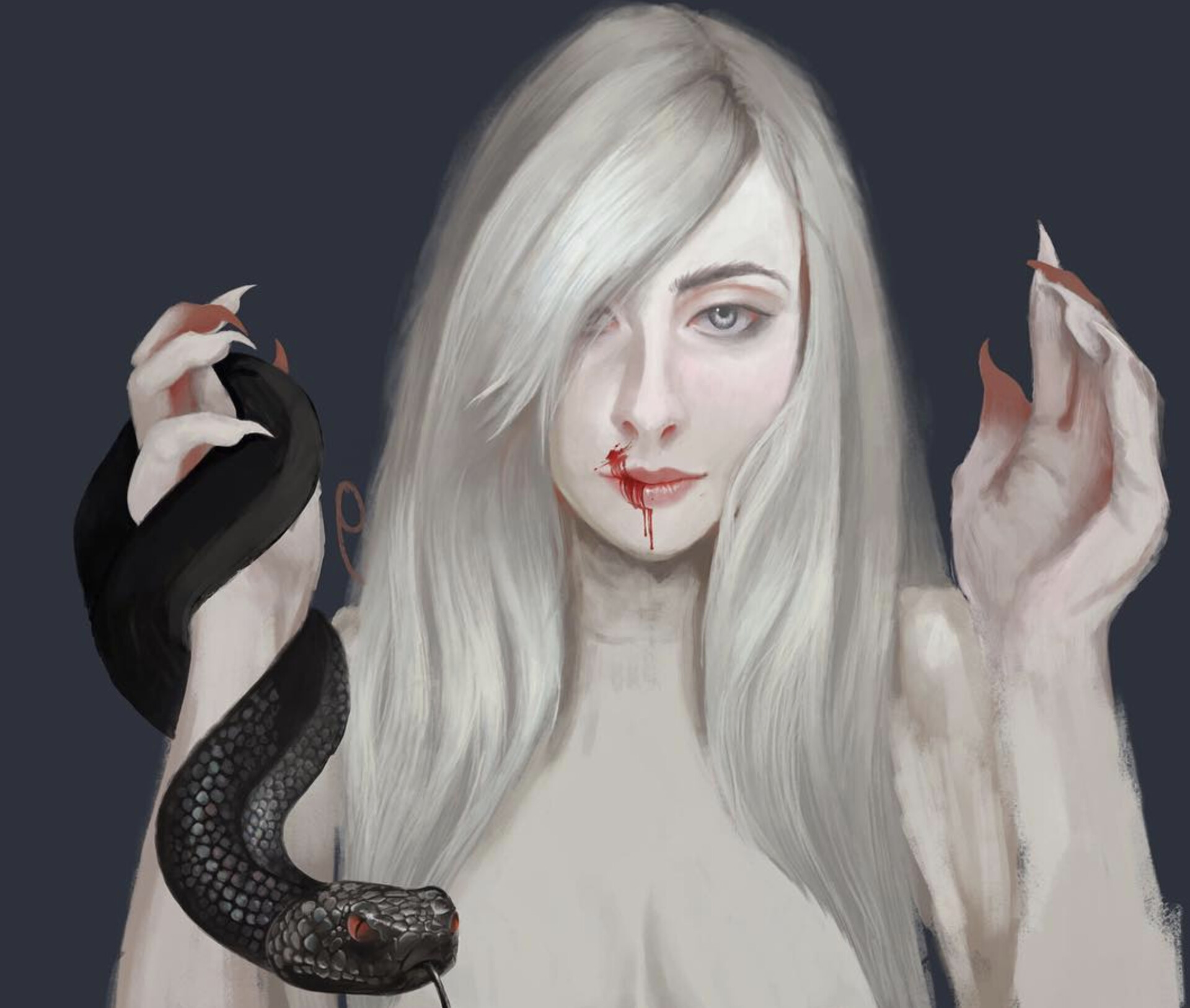 ArtStation - snake zodiac