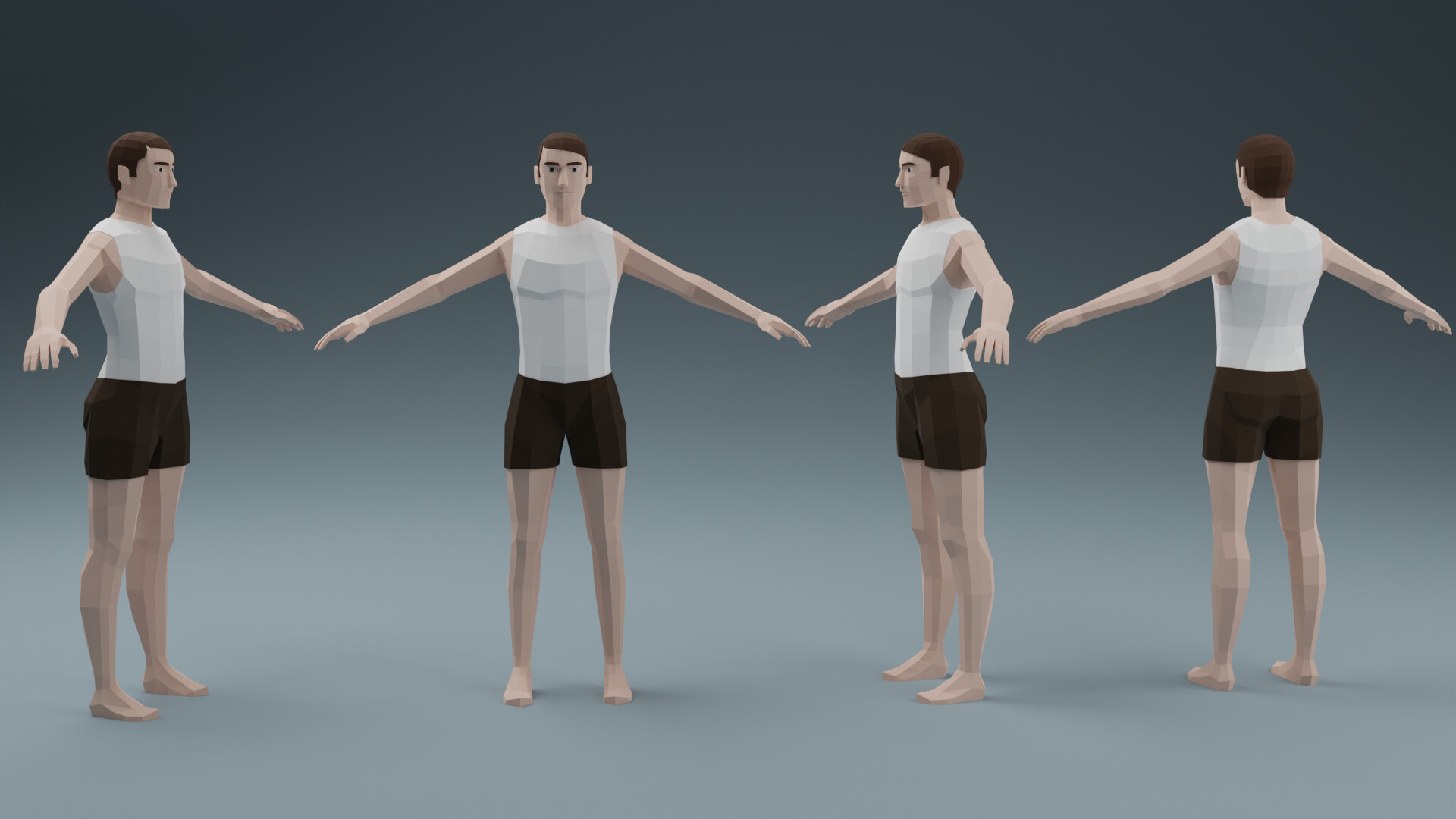 ArtStation - Low Poly Base Character