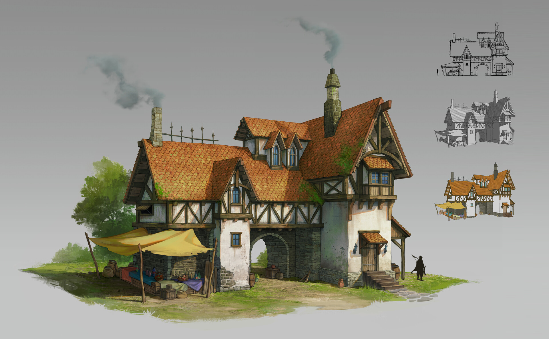ArtStation - Medieval House