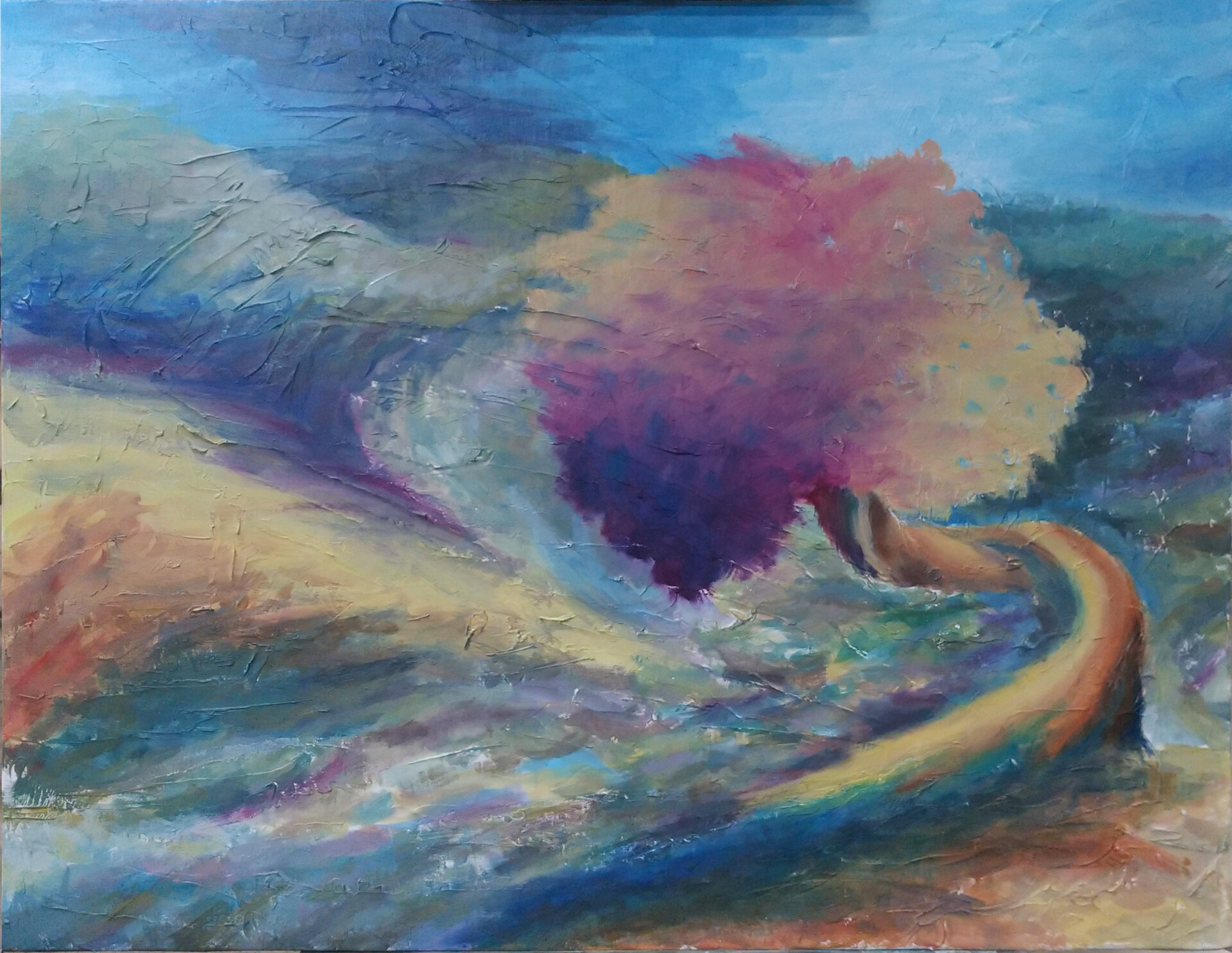 Shiranade (Shiira) - Landscape with distorted tree (Paisagem com Árvore ...