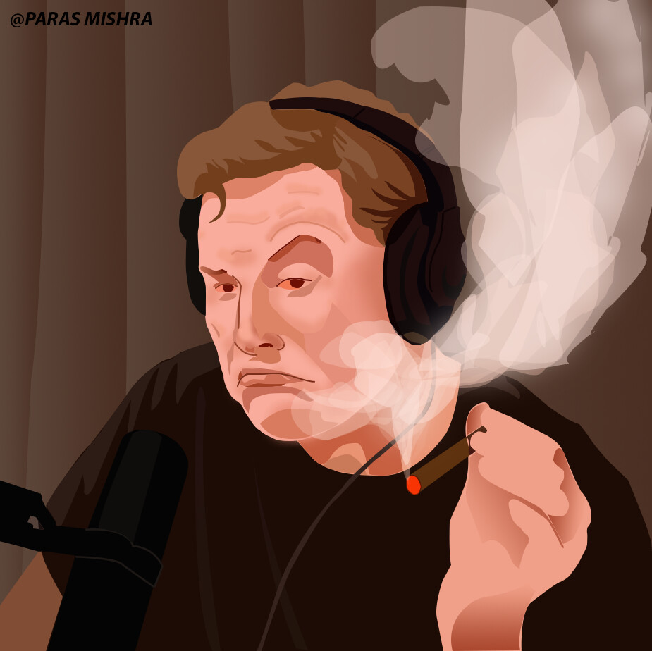 ArtStation - ELON MUSK VECTOR IMAGE