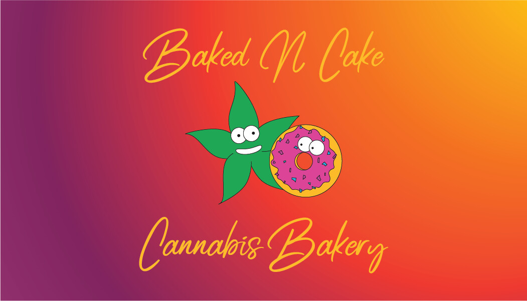ArtStation - Baked N' Cake Cannabis Bakery Branding