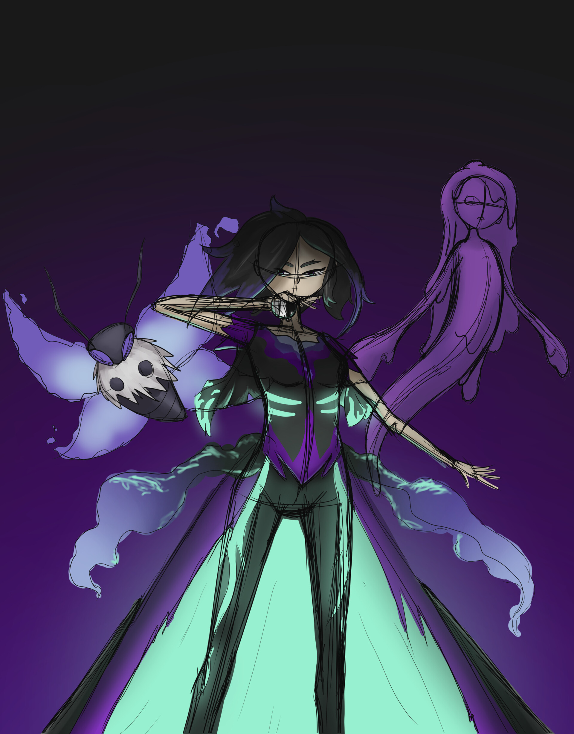 Daniel Boyle - Pokémon Fan Concept - Spirit and Spectre Team Epitaph